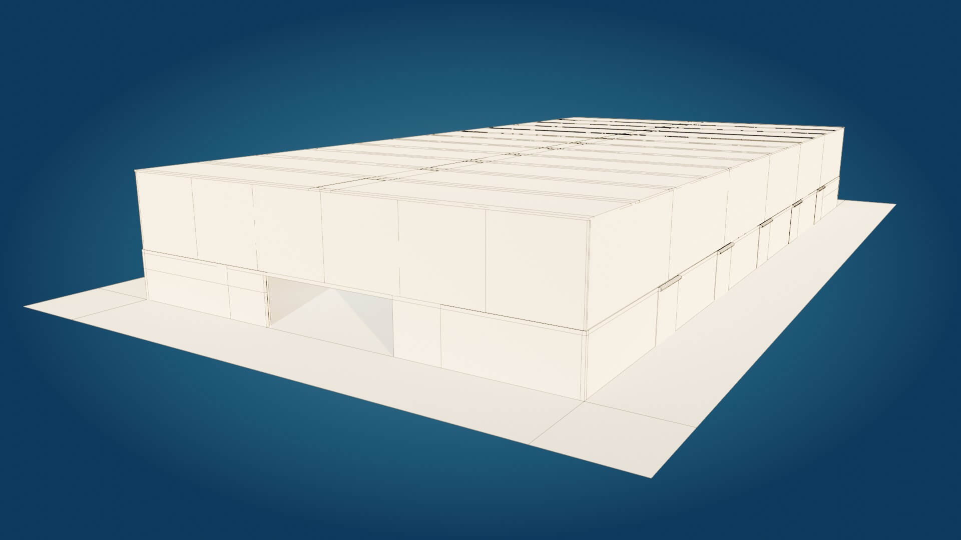 WareHouse Low poly - 3D Model by sathak