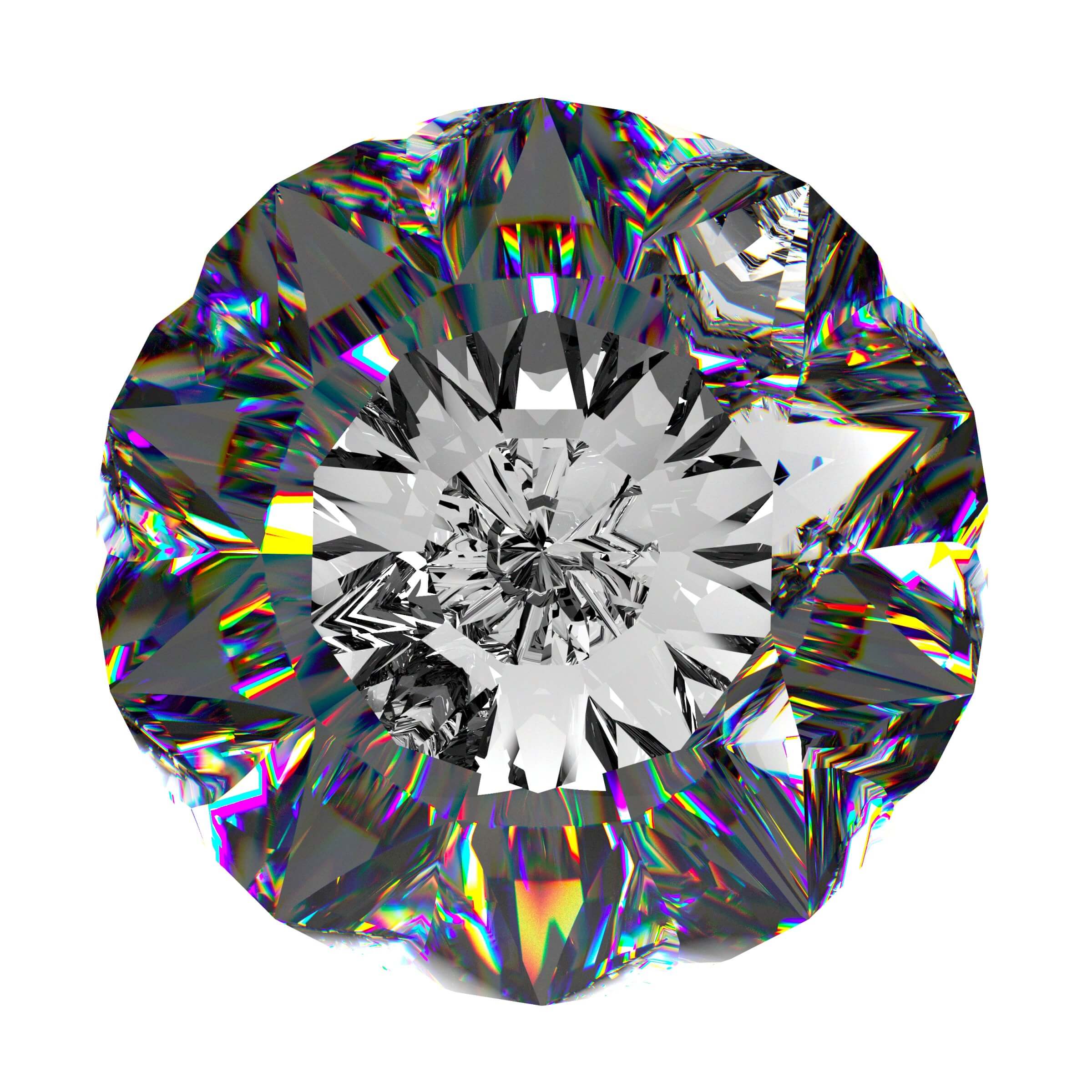 Clear Diamond - Complex Magna Cut 3D Model by SAUCYInteriors