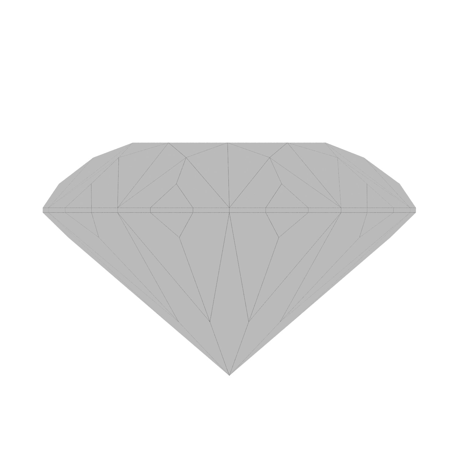 Clear Diamond - Complex Magna Cut 3D Model by SAUCYInteriors