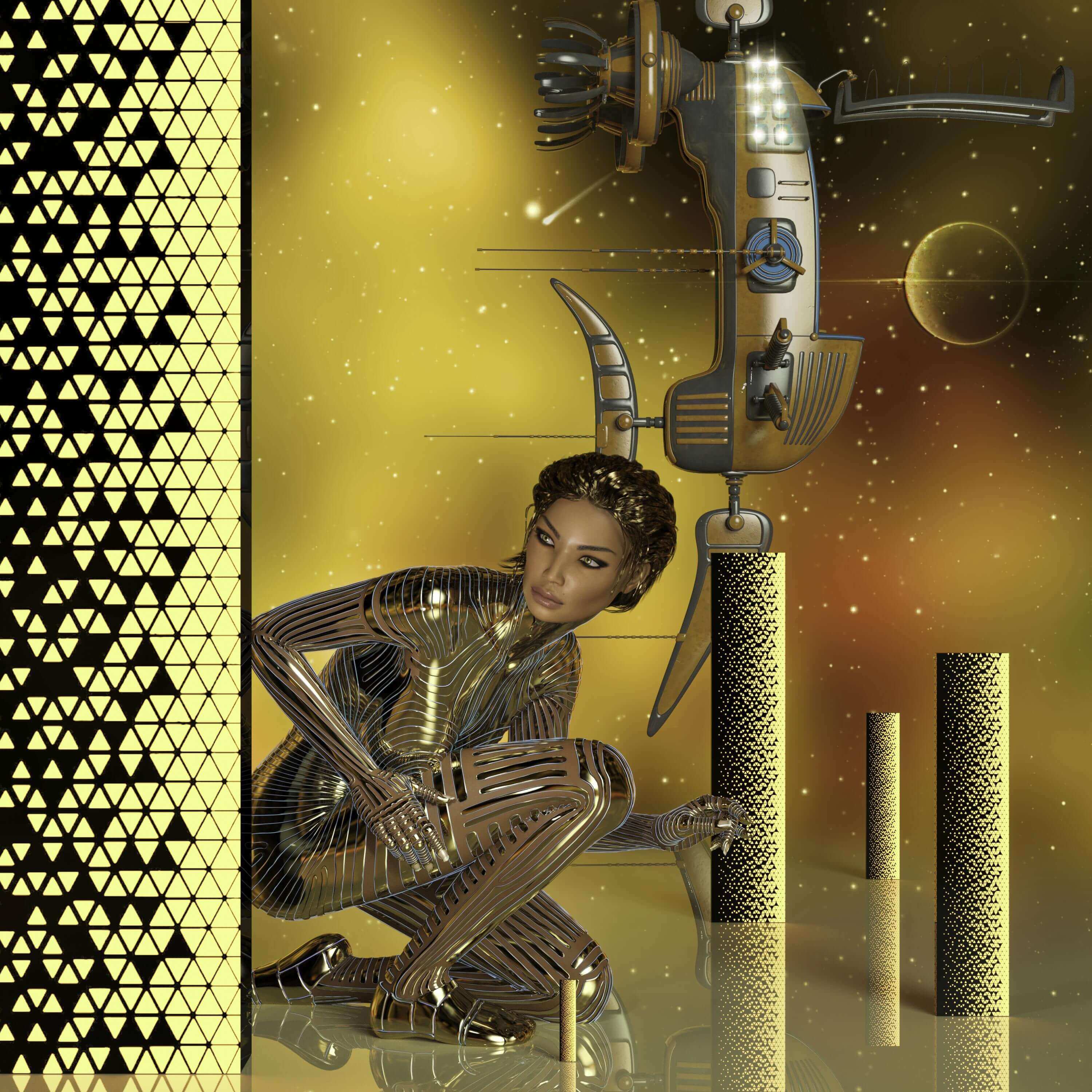 Amaya 3D Render, Digital Art by savagedragon