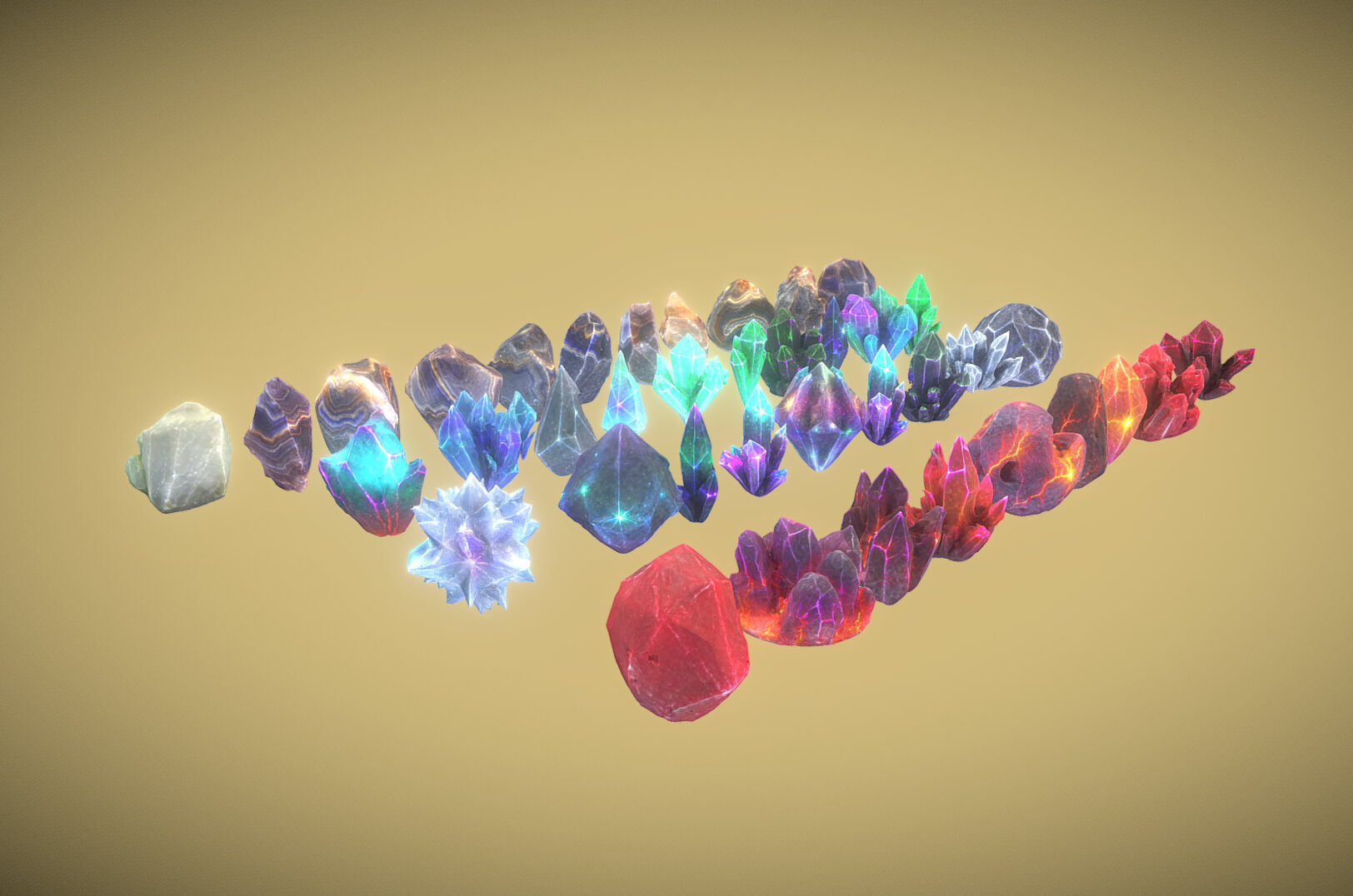 Crystal Collection Kit - 3D Model by saxn