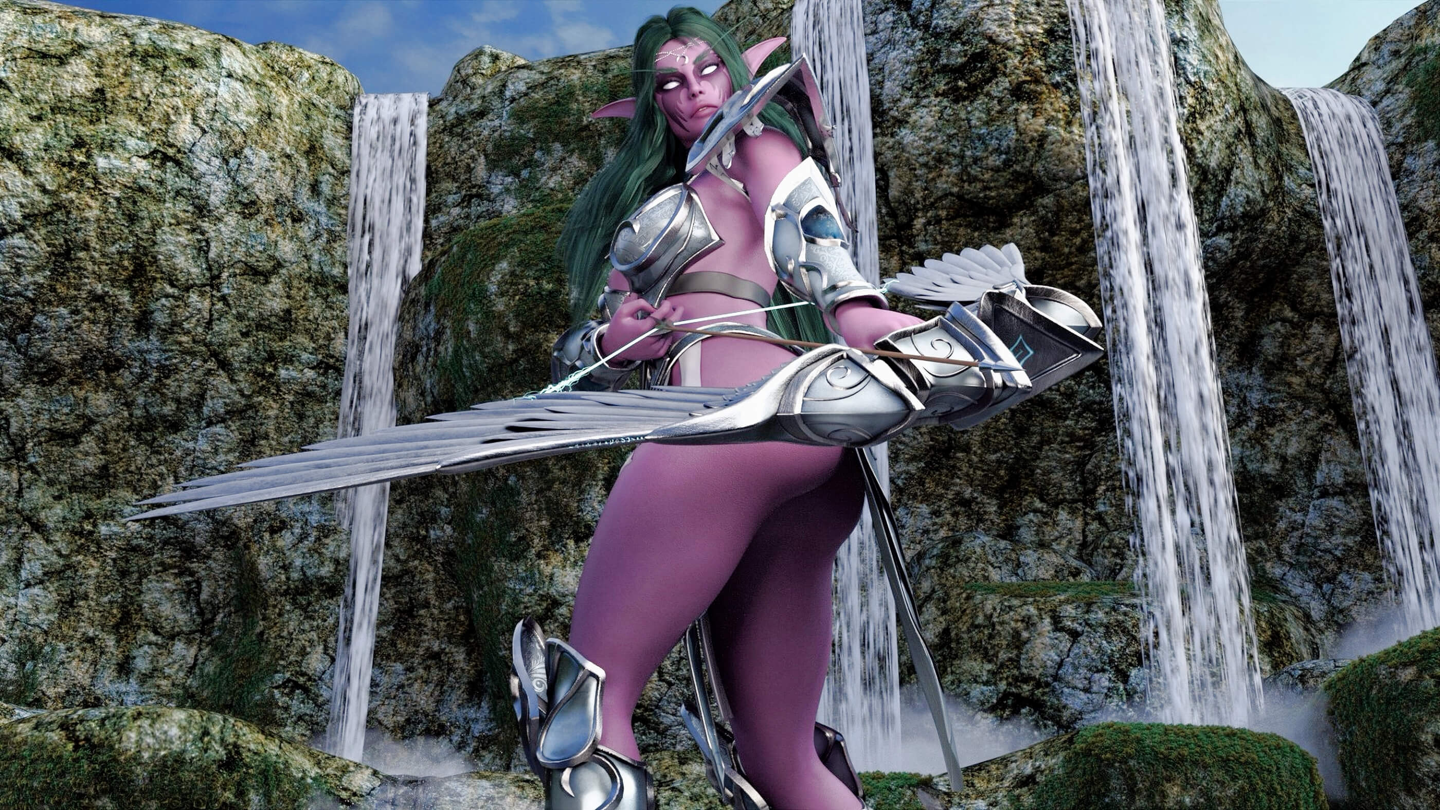 Night Elf Sentinel for Genesis 8 and 8.1 Female - Daz Content by scabambaspis