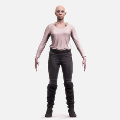 Human Female Scan #178 - 3D Model by ScanlabStudio