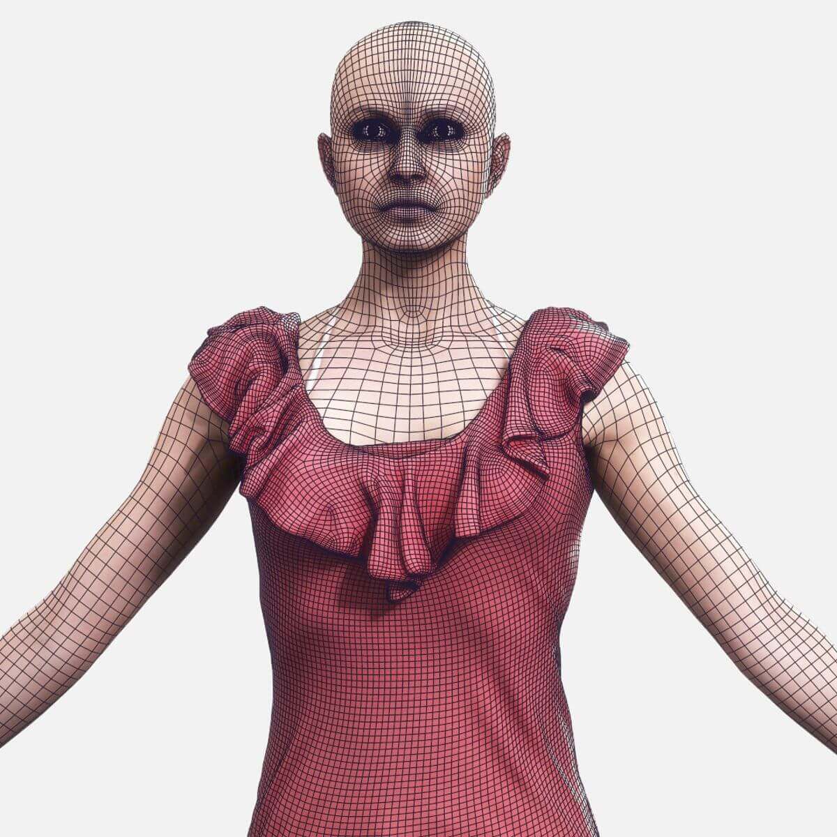 Human Female Scan #193 - 3D Model by ScanlabStudio