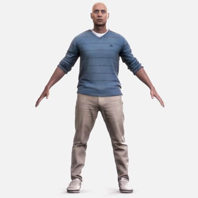 Human Male Scan #269 - 3D Model by ScanlabStudio