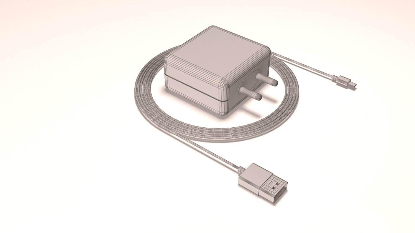 Mobile Charger - 3D Model by schawre999