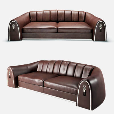 Straight Sofa Godfrey - 3D Model by schrenkak