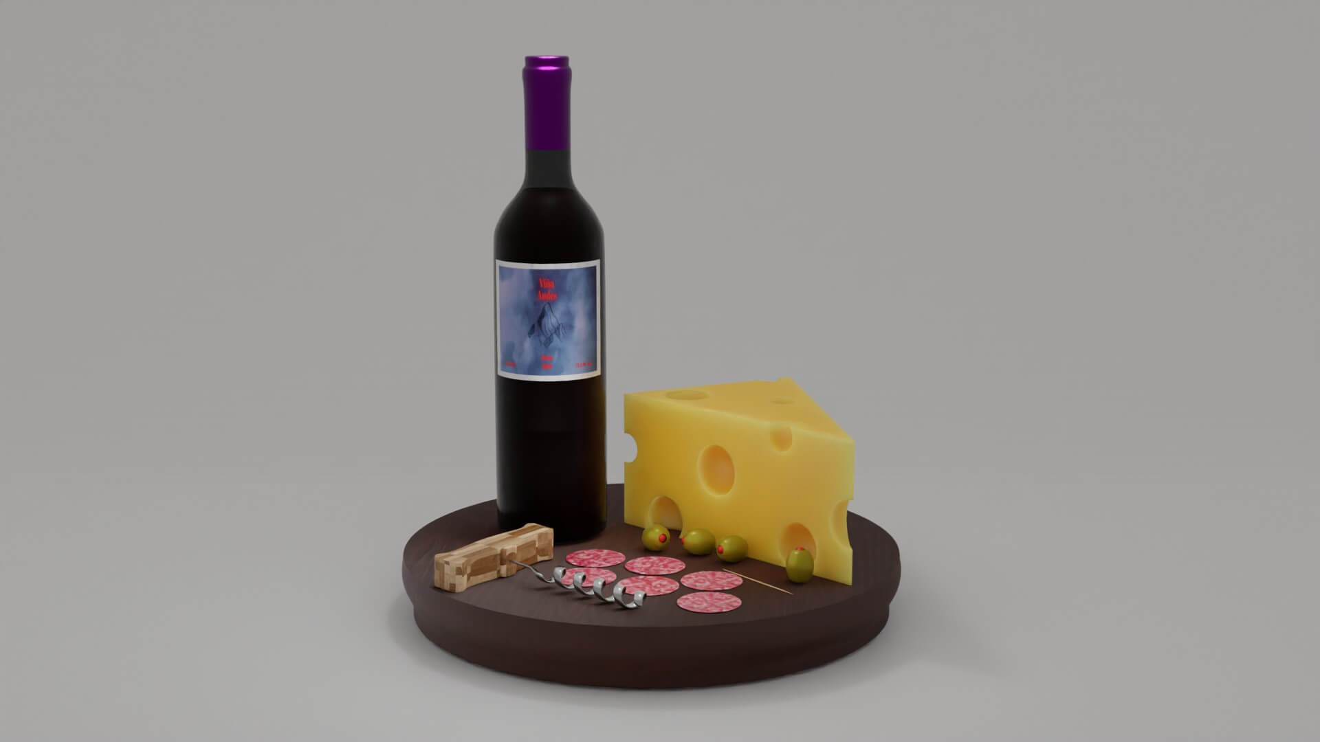 Wine - 3D Model by Scorpions1970