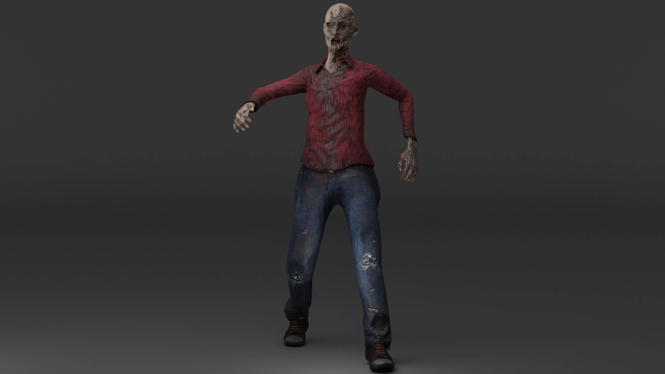 Zombies - 3D Model by Scorpions1970