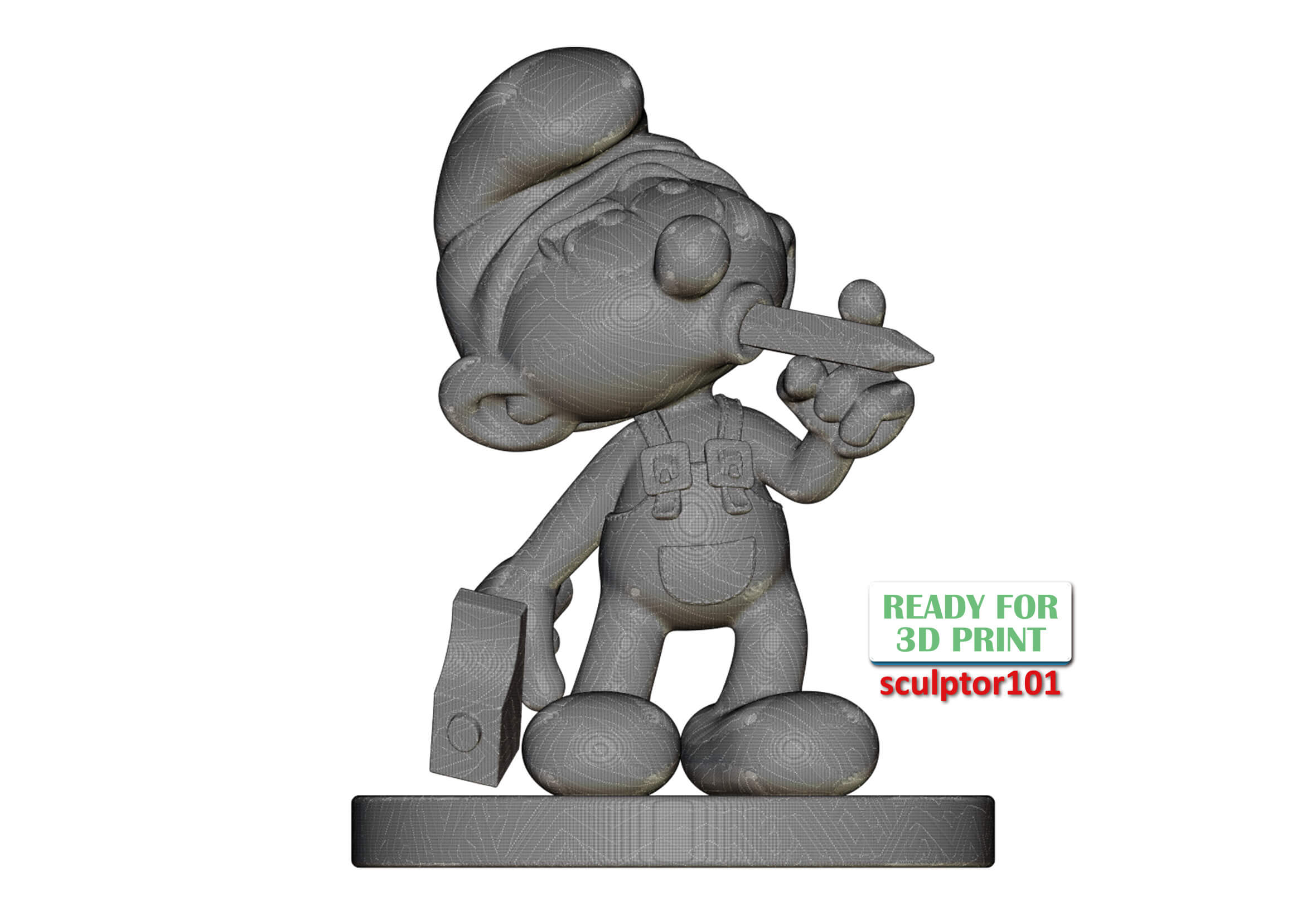 Sculptor Smurf