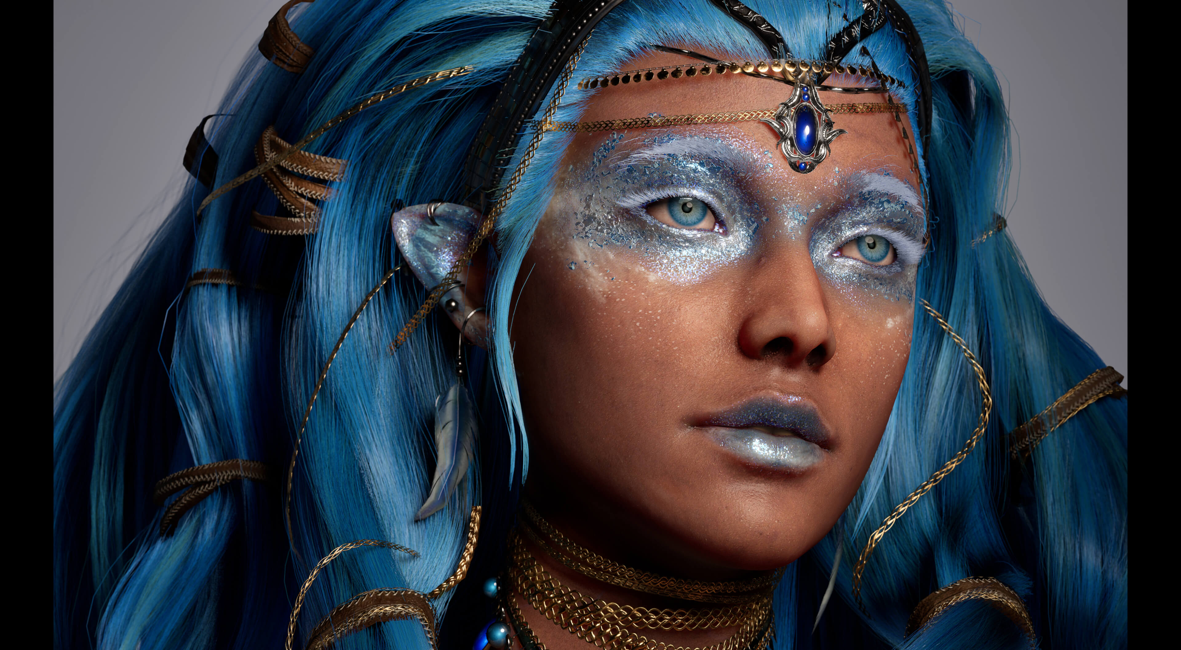 Shiva 3D Render, Digital Art by Scythe