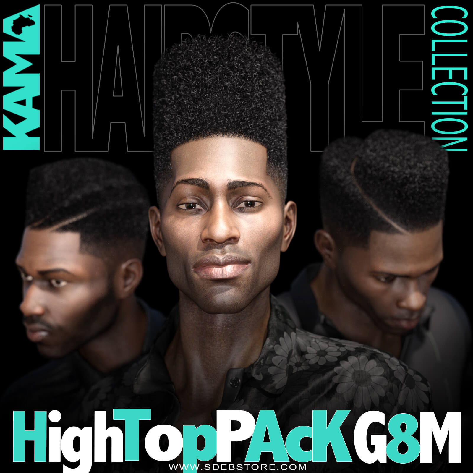 High Top Pack G8M - Daz Content by SdeBStore