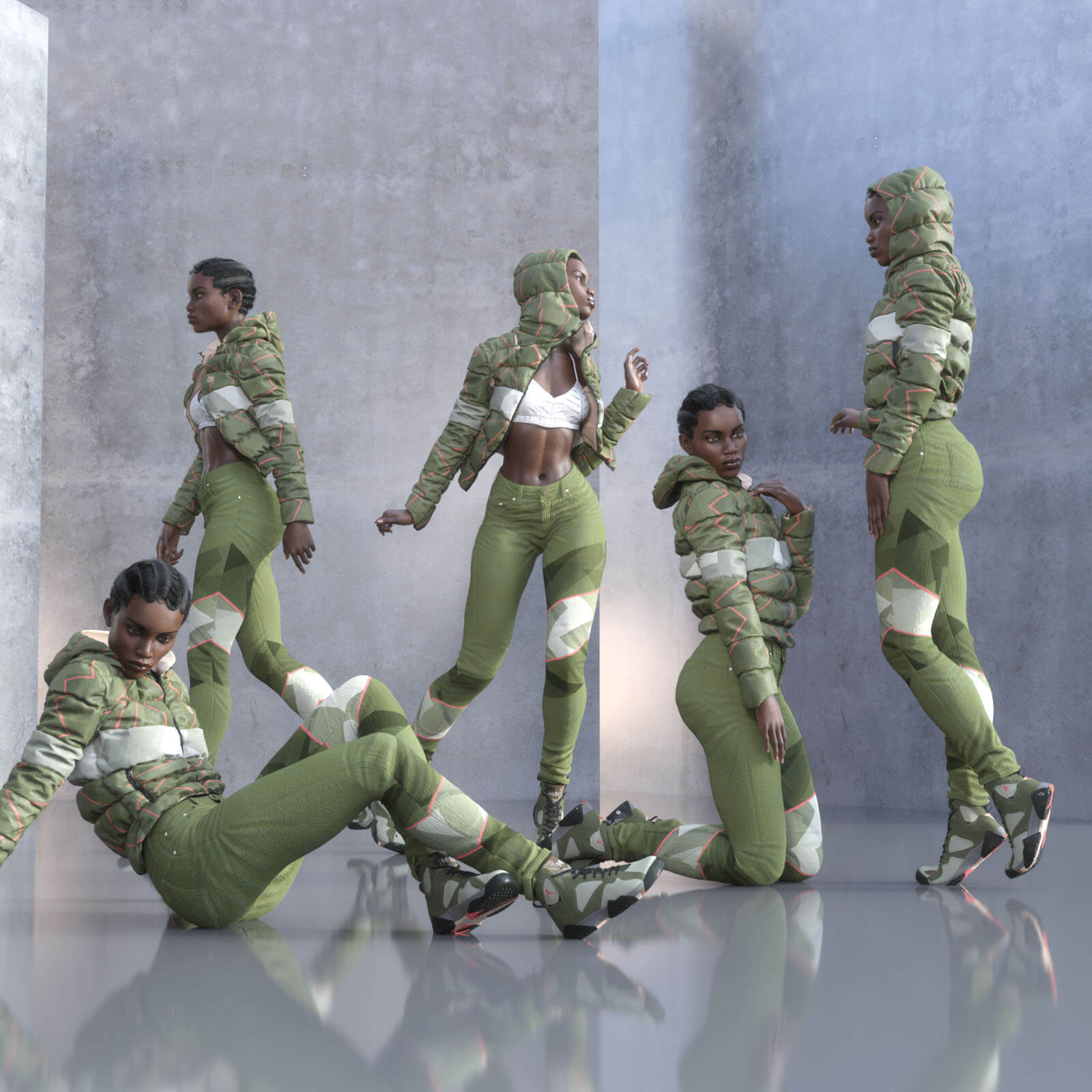 Puffer 'N Jojo G8F - Daz Content by SdeBStore