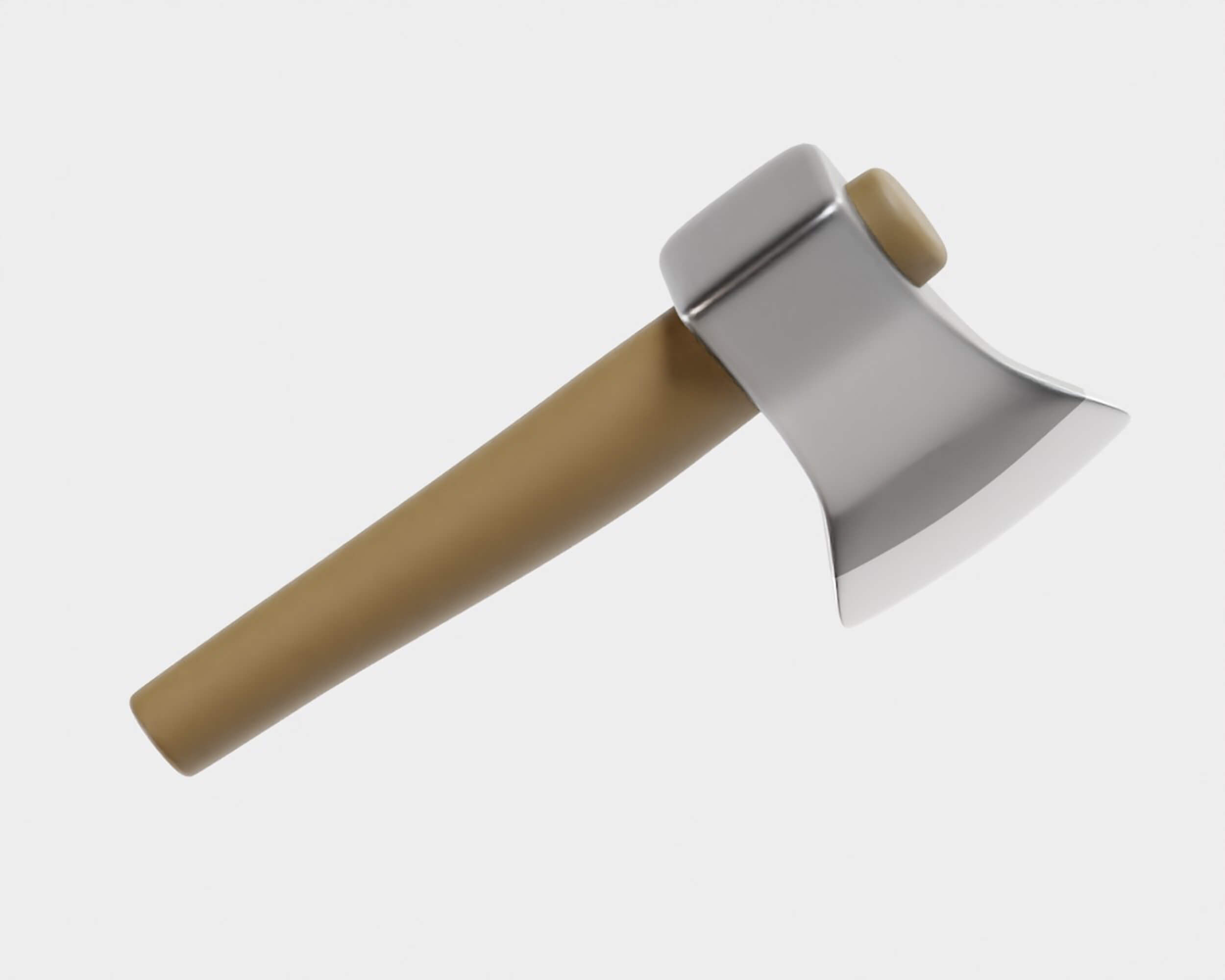 Ax Wooden Cutting - 3D Model by sdfffg