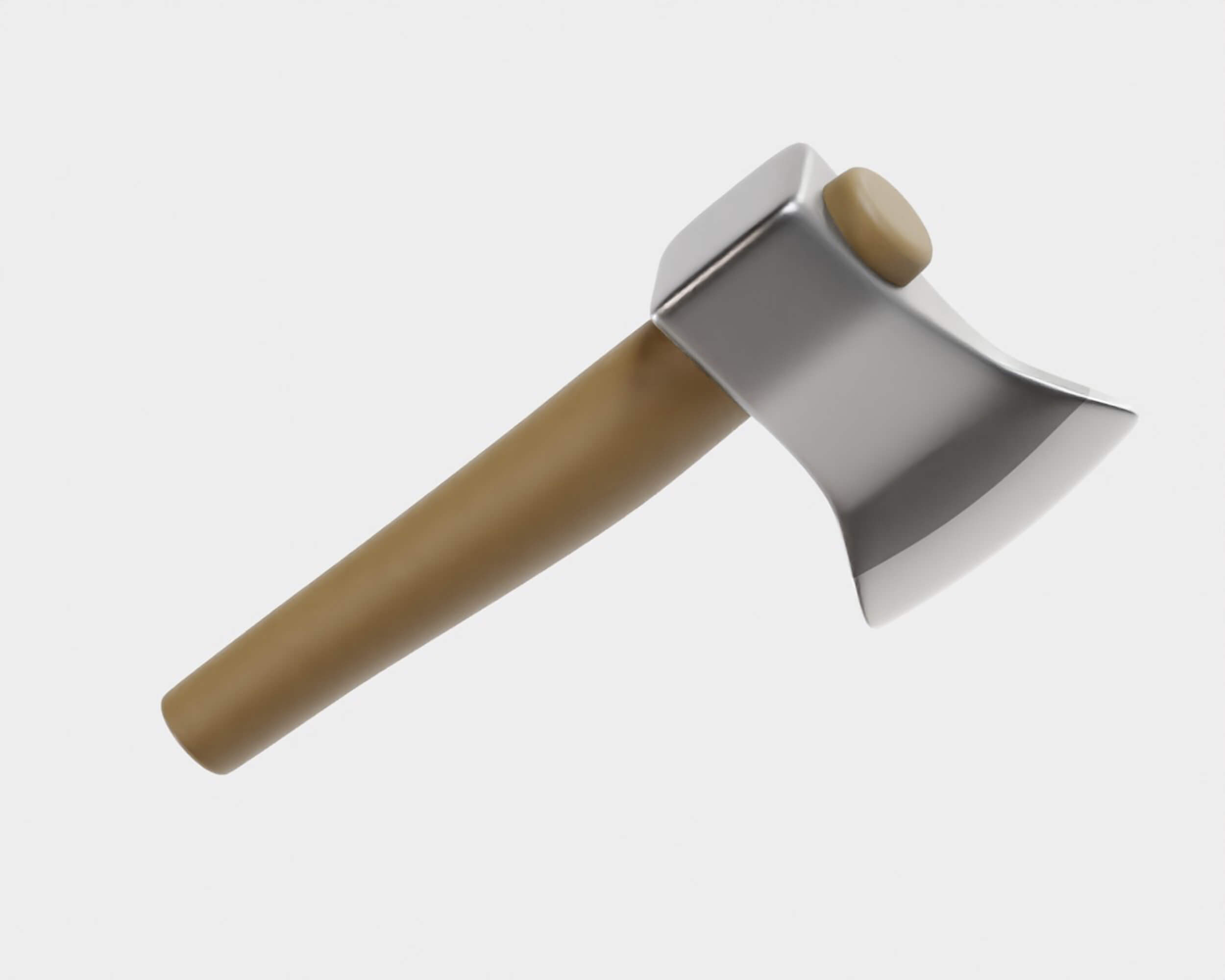 Ax Wooden Cutting - 3D Model by sdfffg