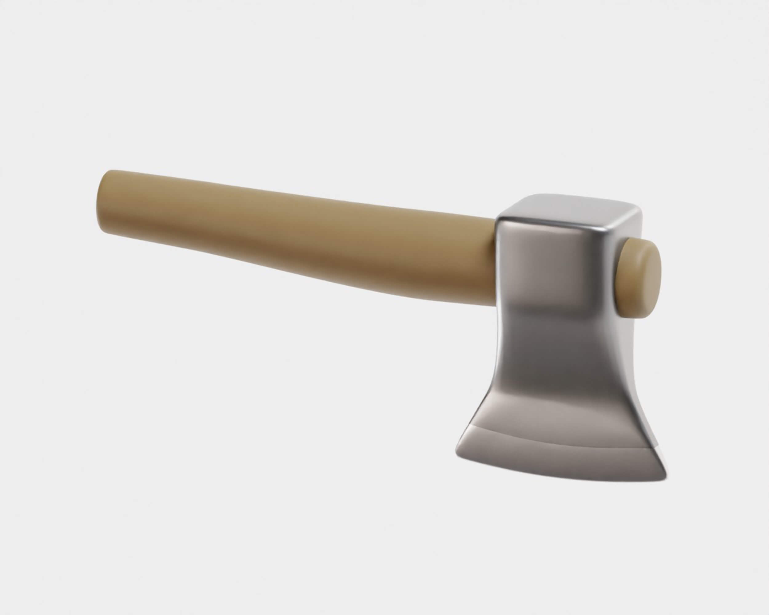 Ax Wooden Cutting - 3D Model by sdfffg