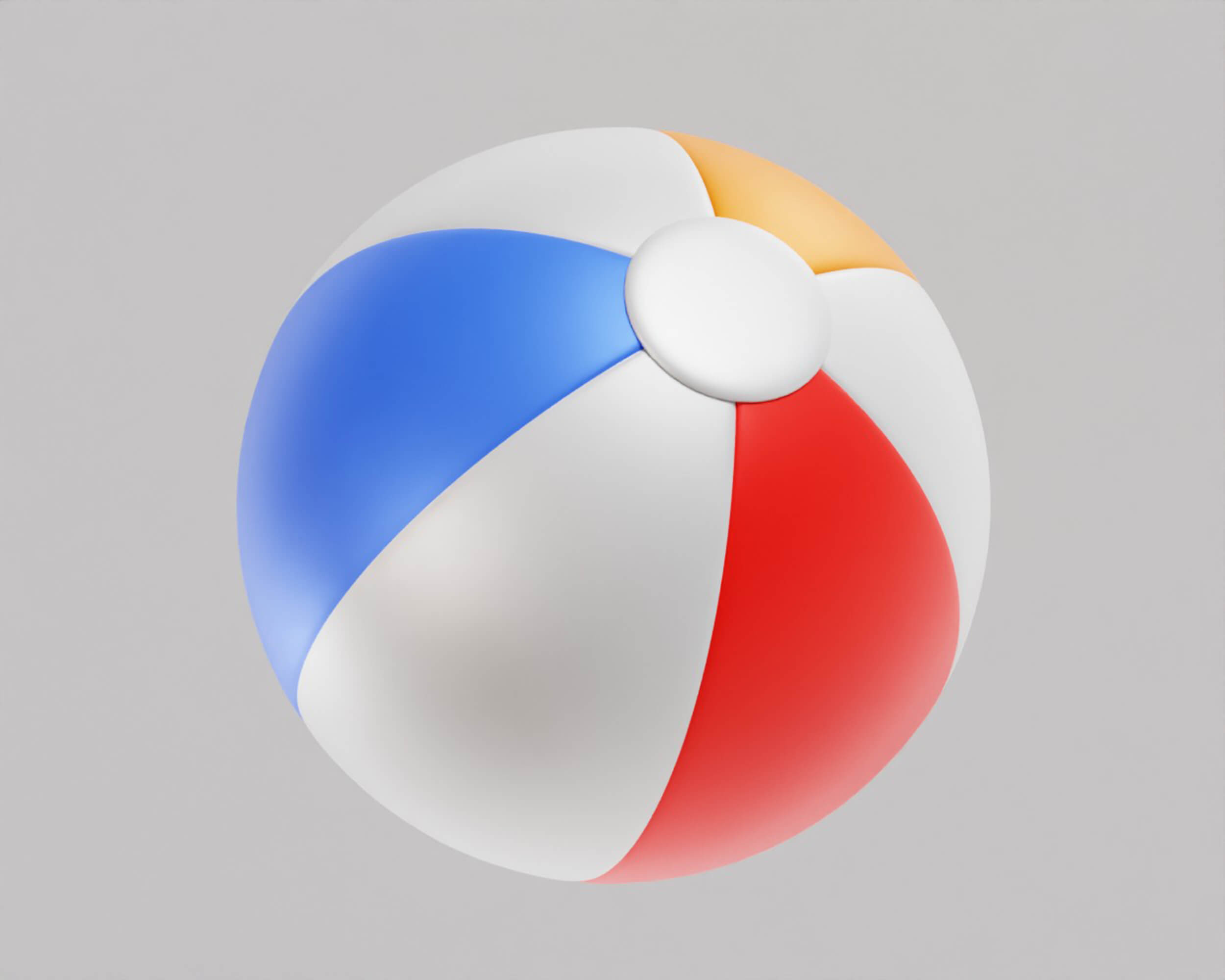 Beach Ball Summer - 3D Model by sdfffg
