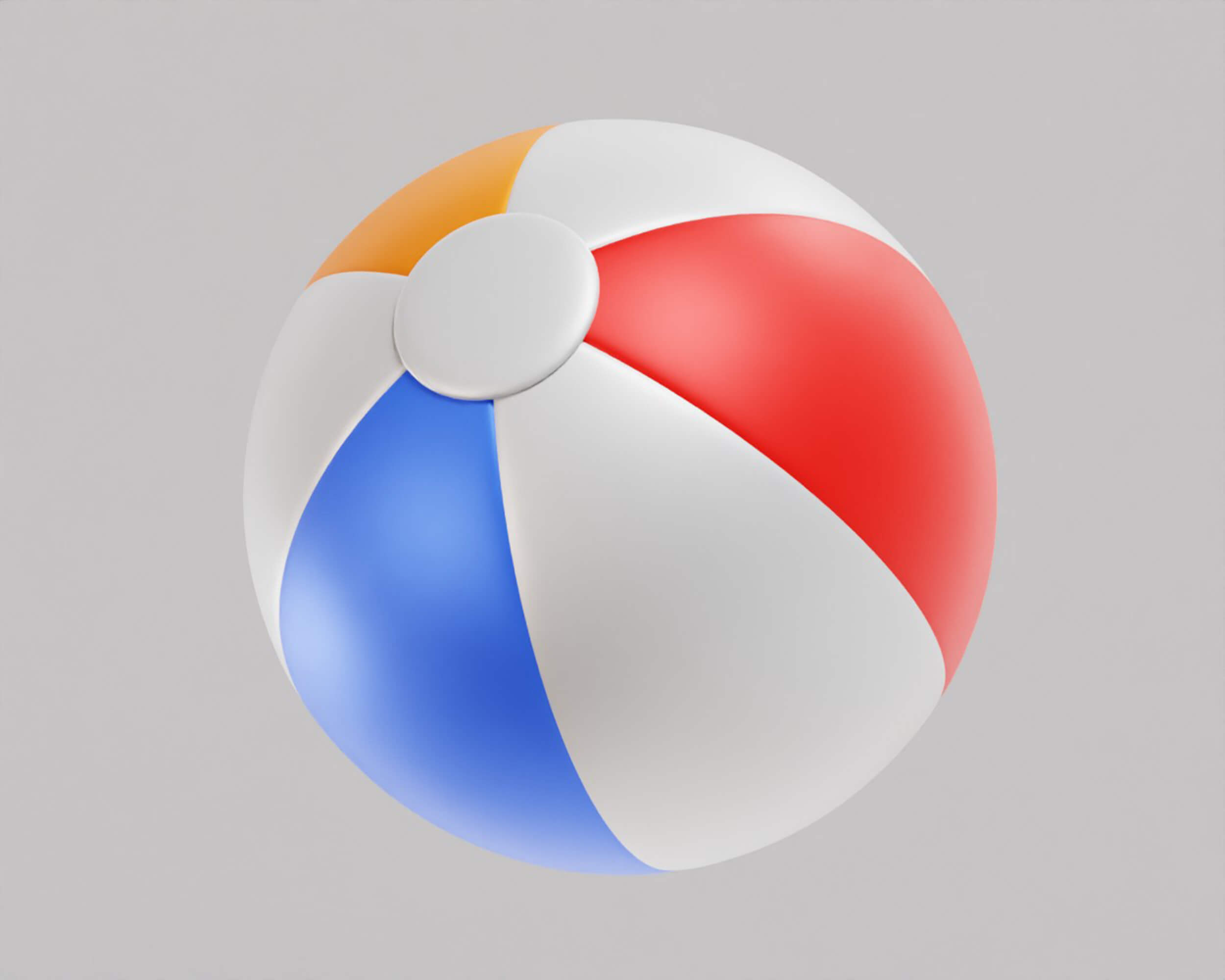 Beach Ball Summer - 3D Model by sdfffg