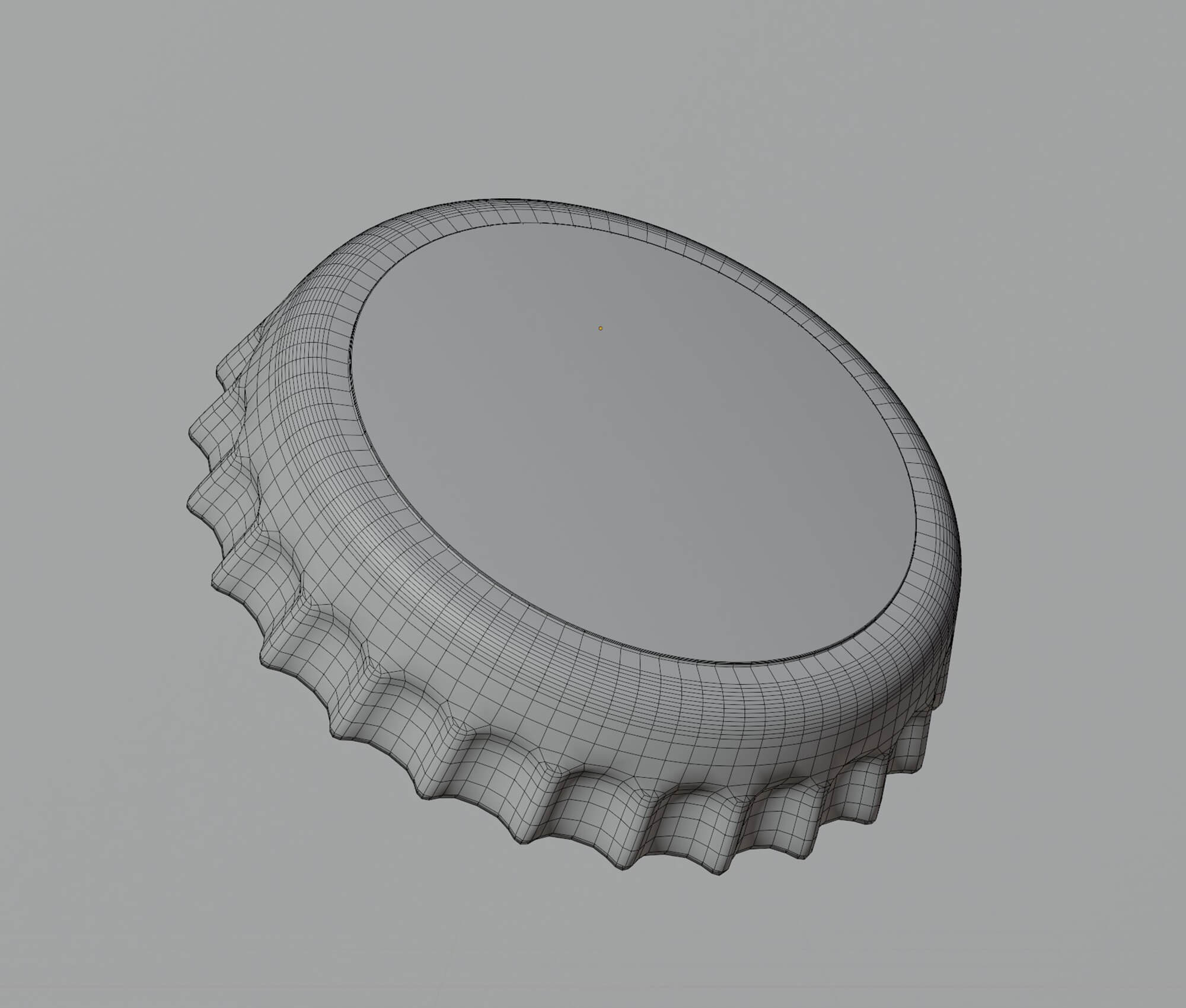 Bottle Cap 3D Model by sdfffg