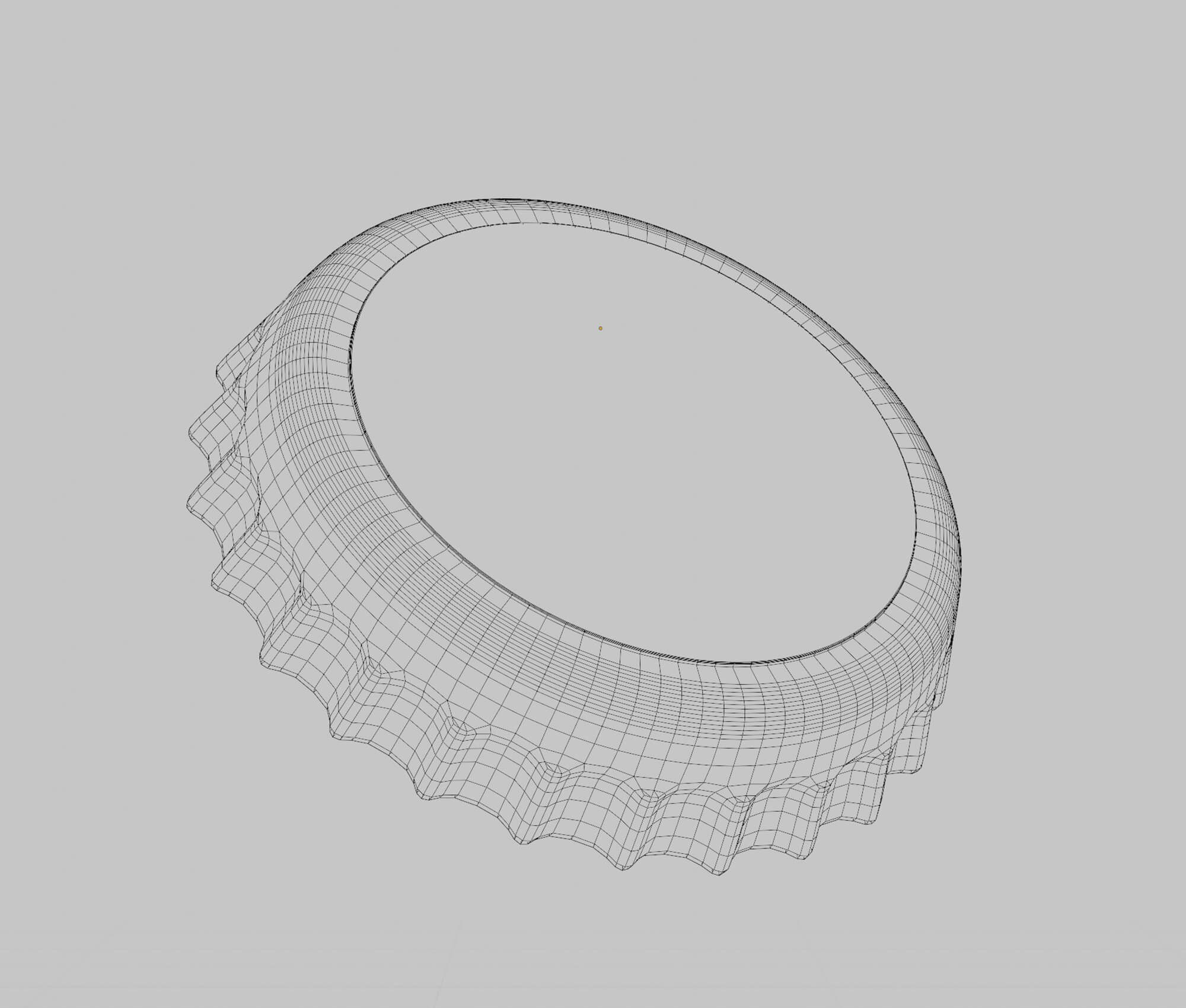 Bottle Cap 3D Model by sdfffg