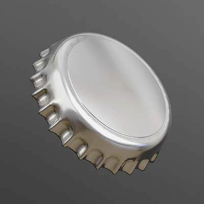 Water Bottle Cap - 3D Model by sdfffg