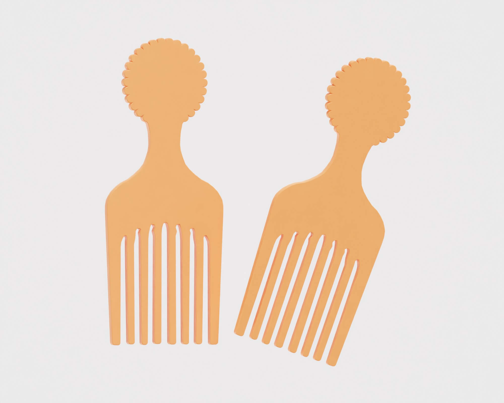 Comb Hair - 3D Model by sdfffg