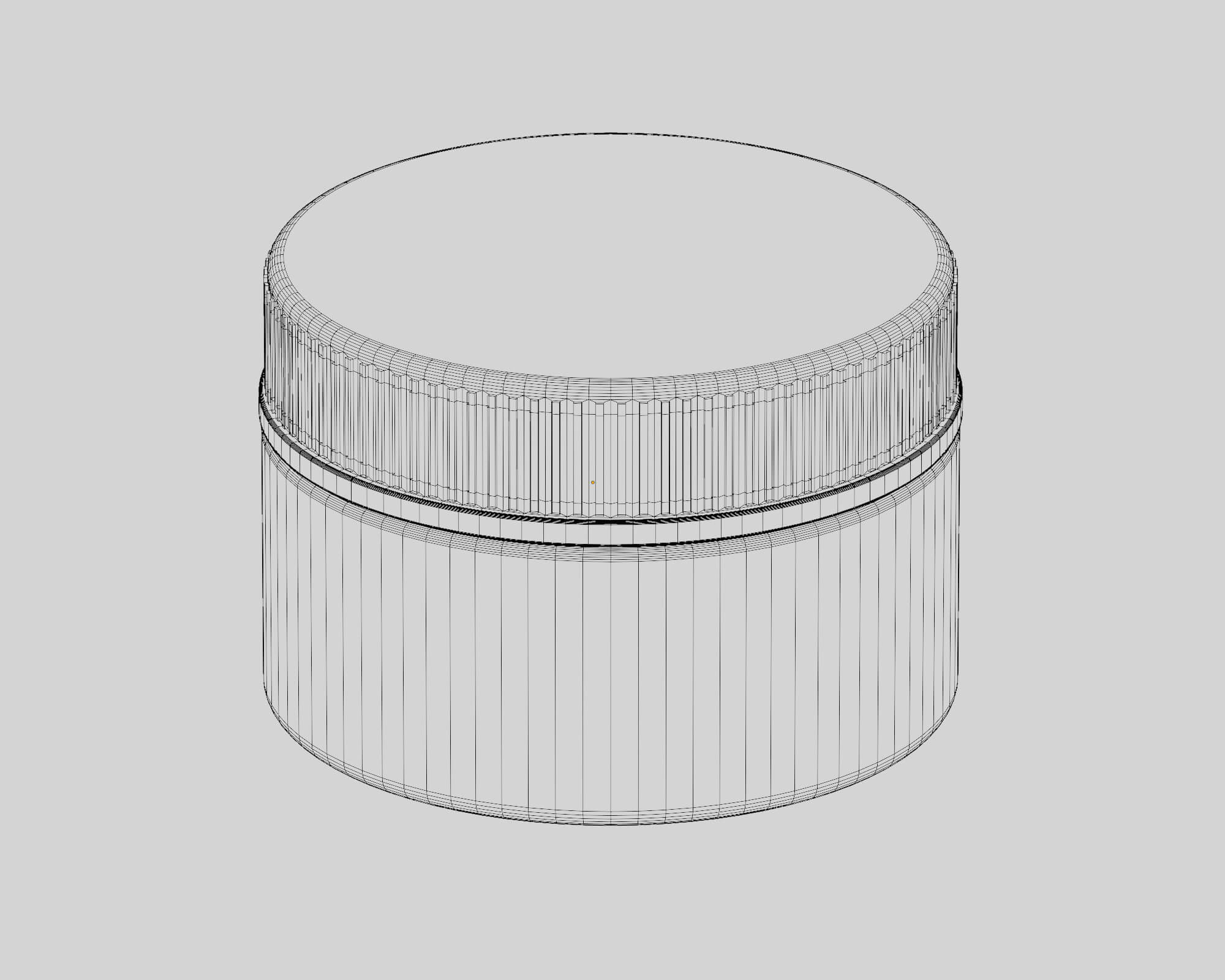 Cosmetic Jar - 3D Model by sdfffg