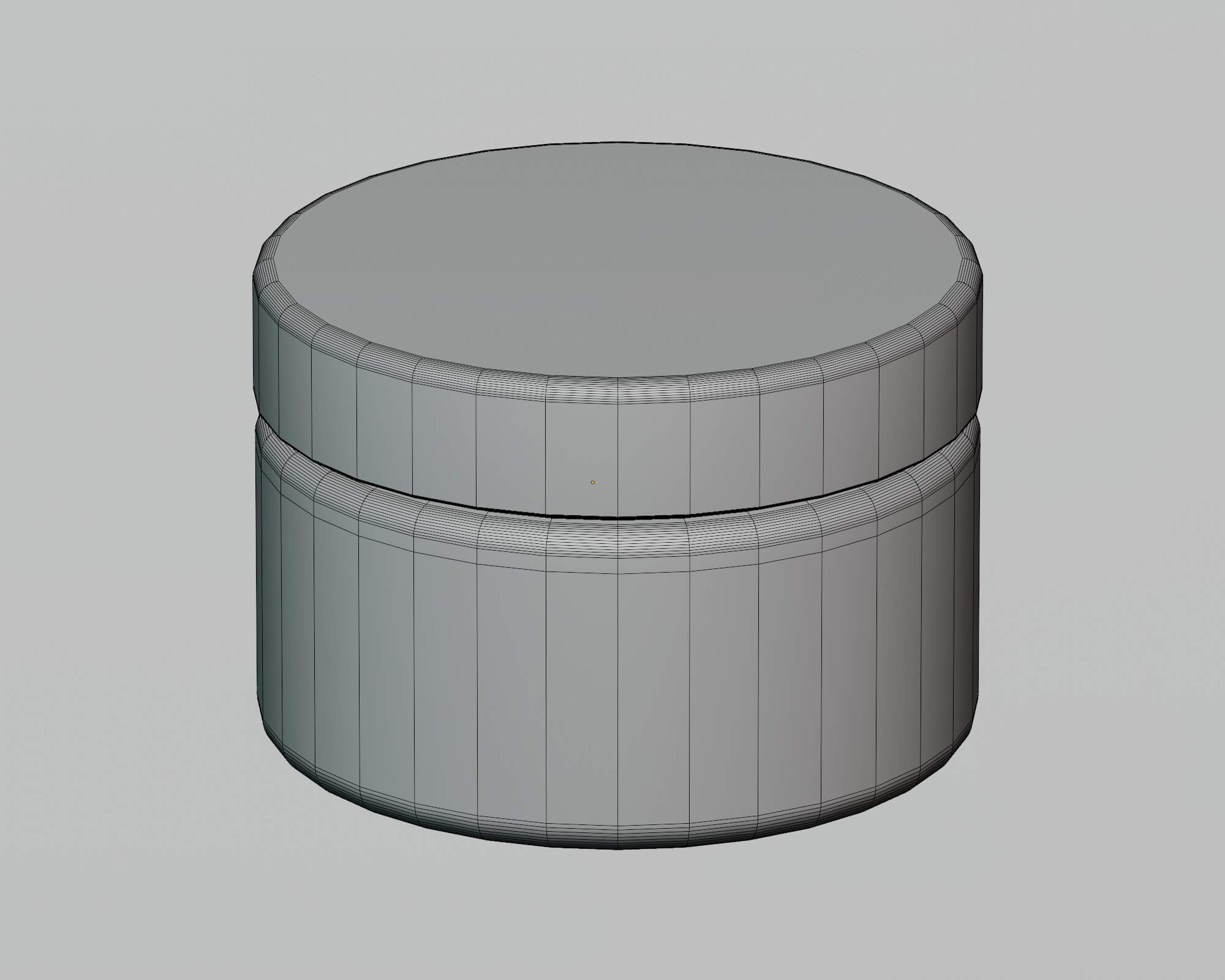 Cosmetic Jar Model by sdfffg
