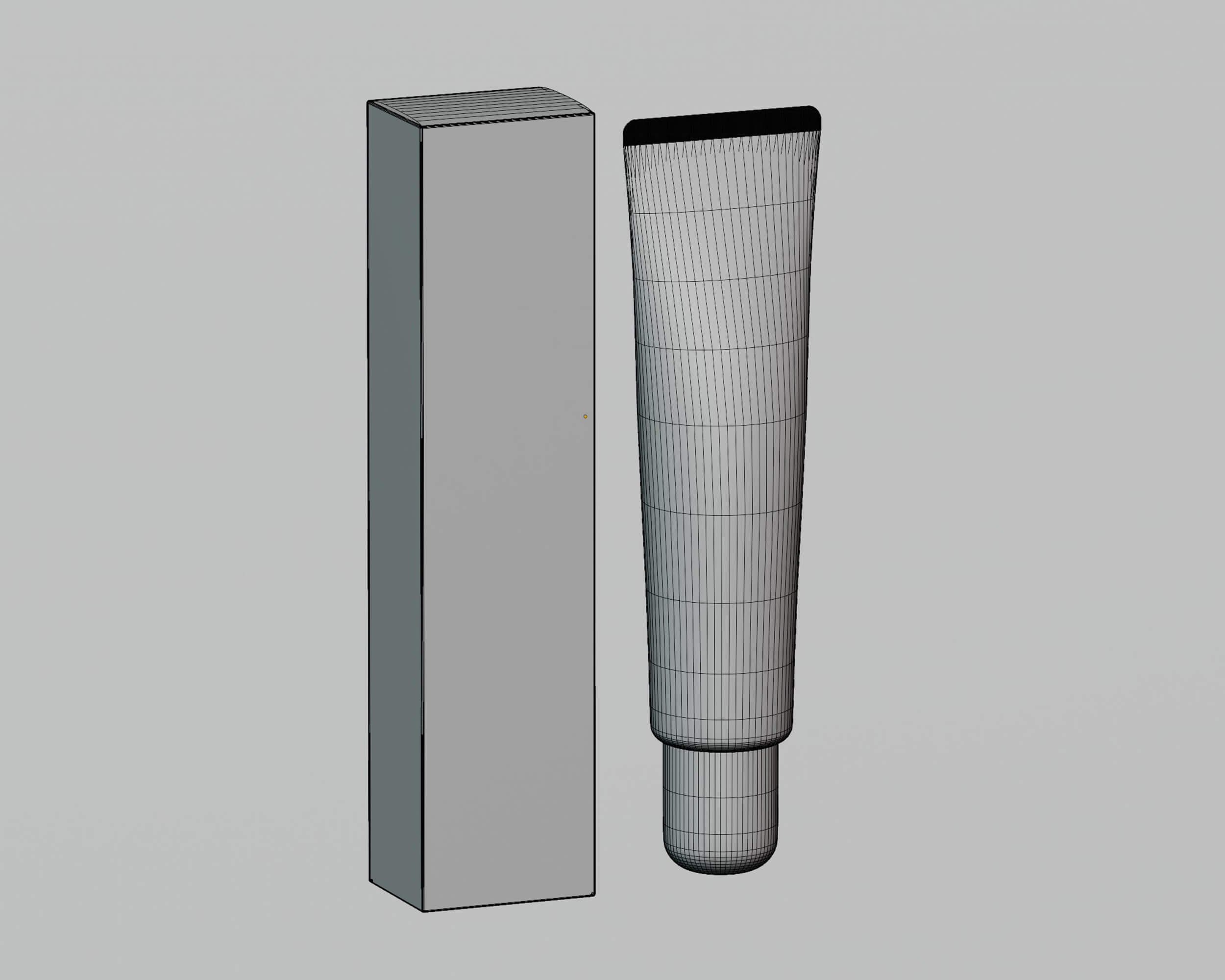 Cosmetic Tube - 3D Model by sdfffg