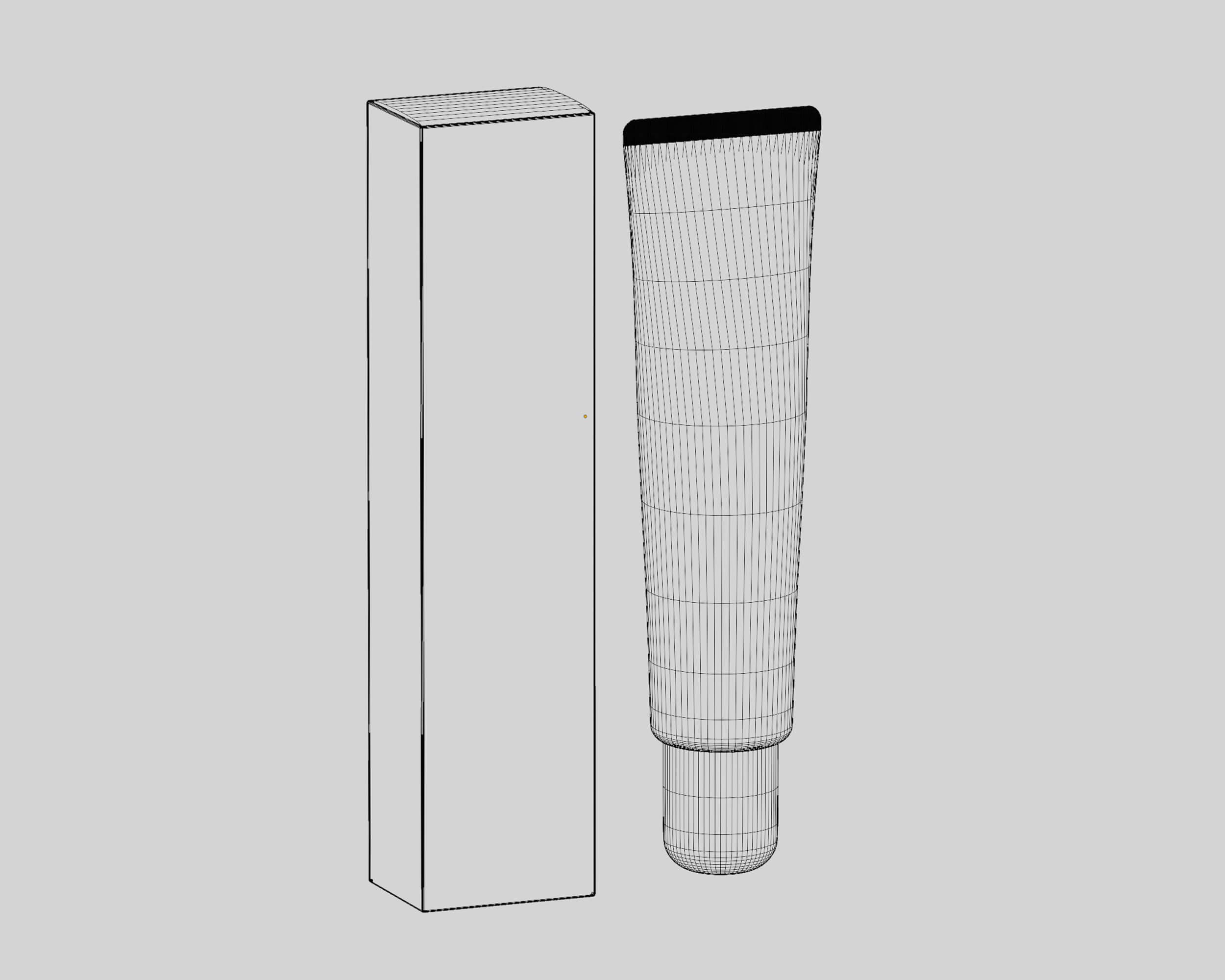 Cosmetic Tube - 3D Model by sdfffg
