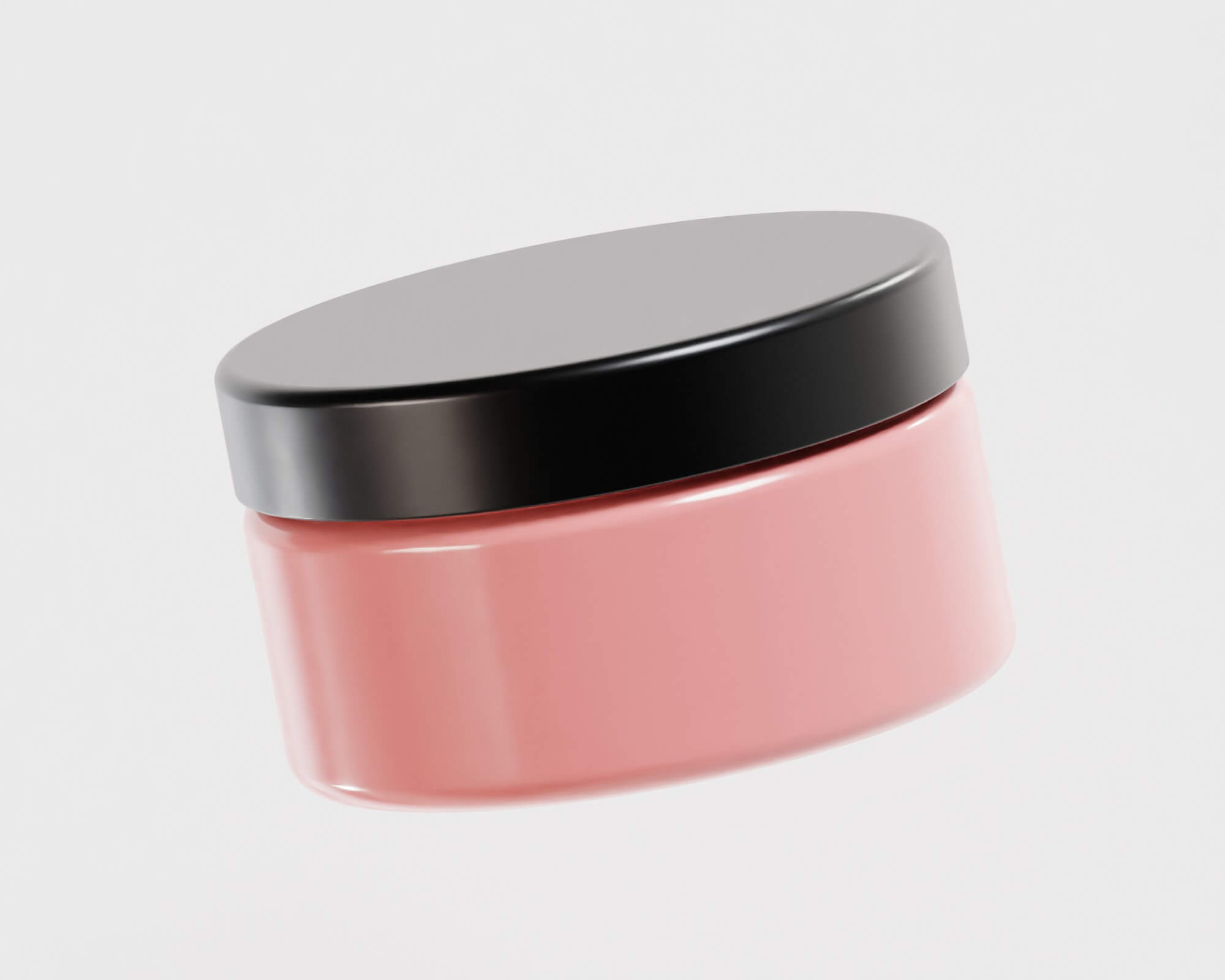 Cream Jar 3D Model by sdfffg