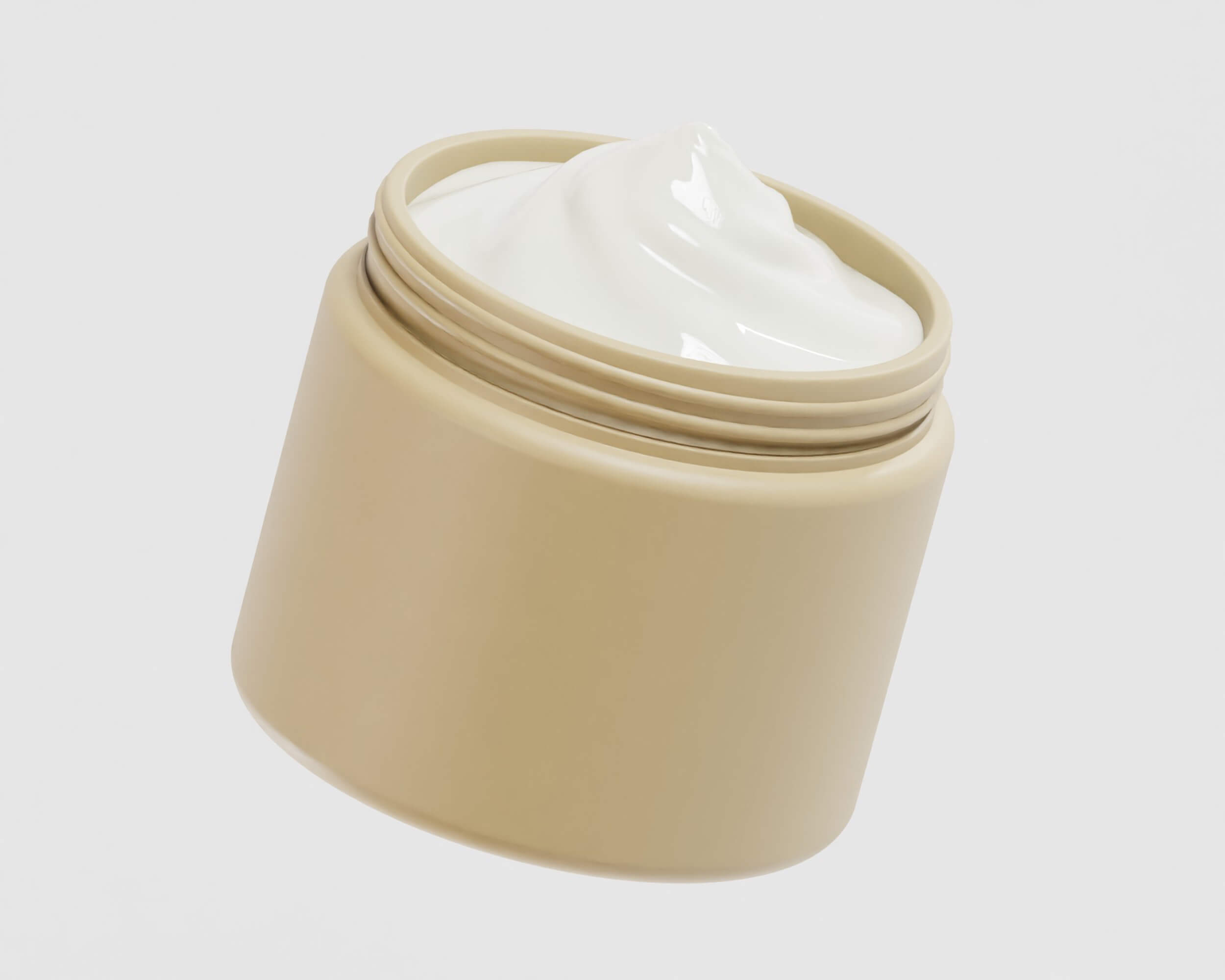 Cream Jar - 3D Model by sdfffg