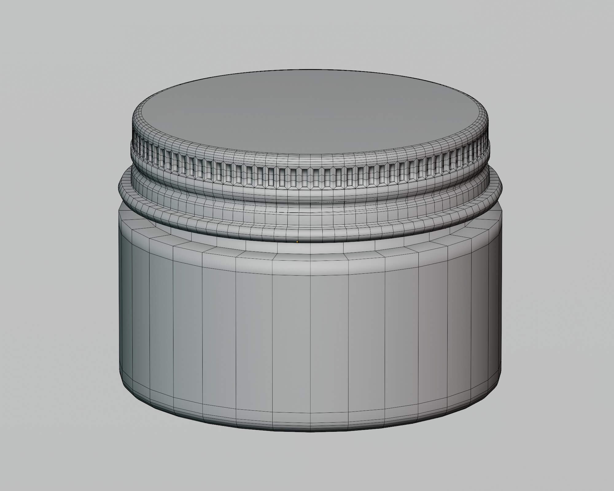 Cream Jar 07 - 3D Model by sdfffg