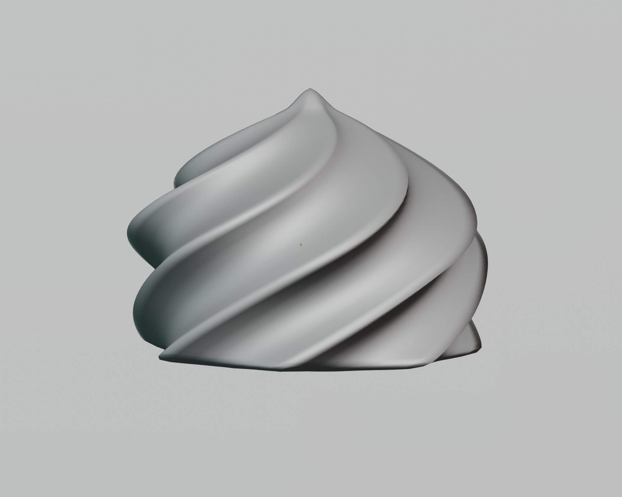 Cream Swirl - 3D Model by sdfffg