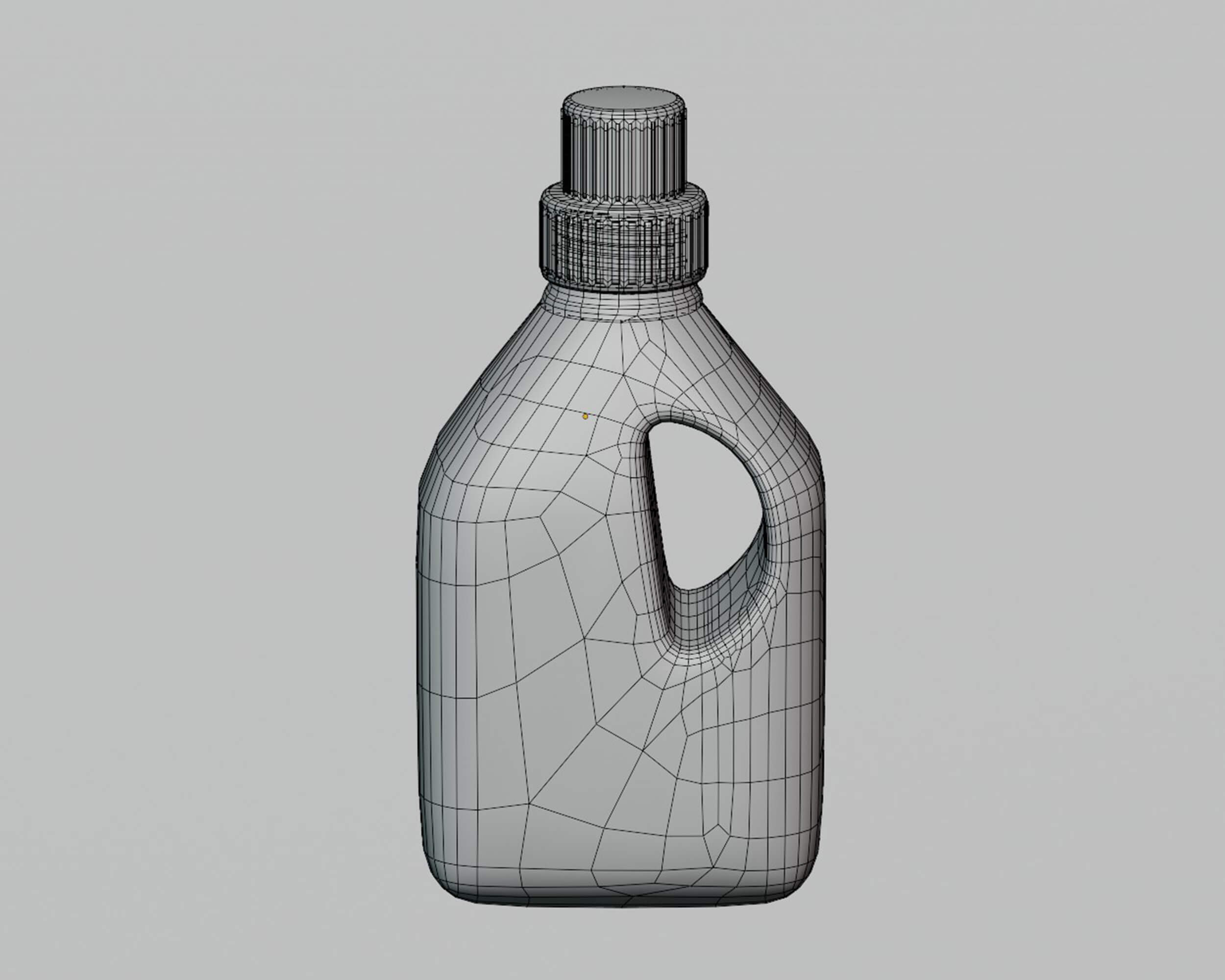 Detergent Bottle - 3D Model by sdfffg