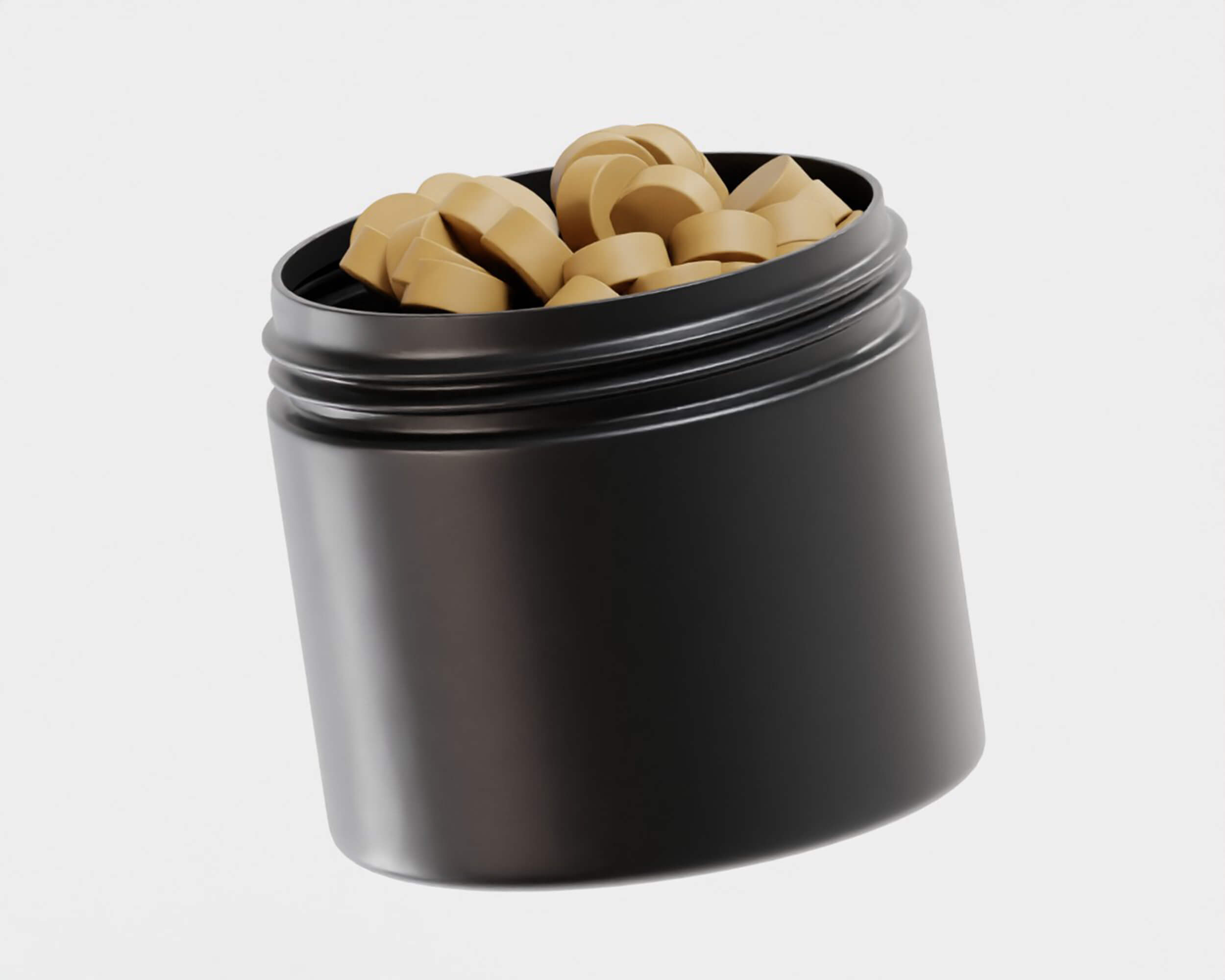 Dog Food Jar Pat Food - 3D Model by sdfffg