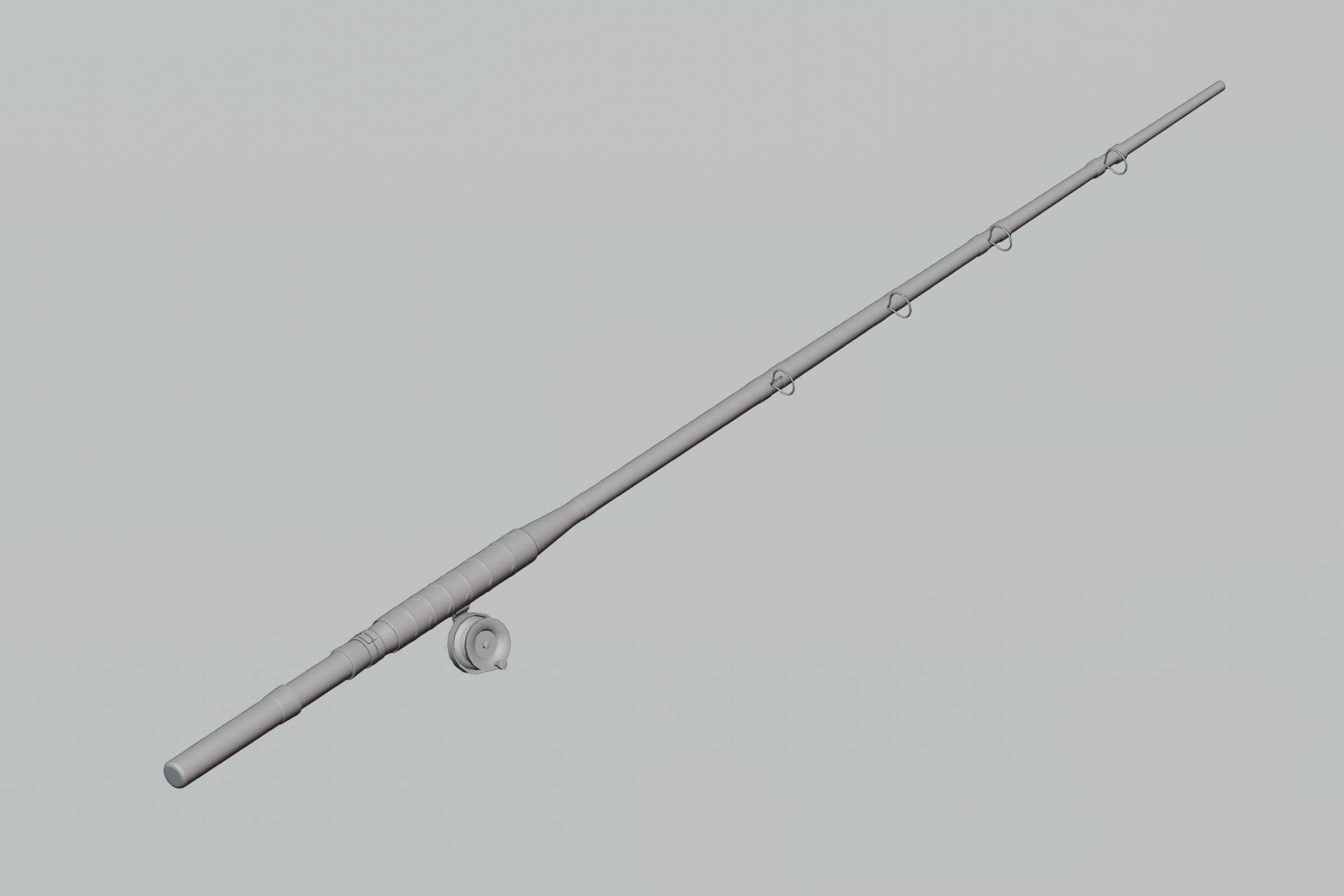 Fishing Rod 3D Model by sdfffg