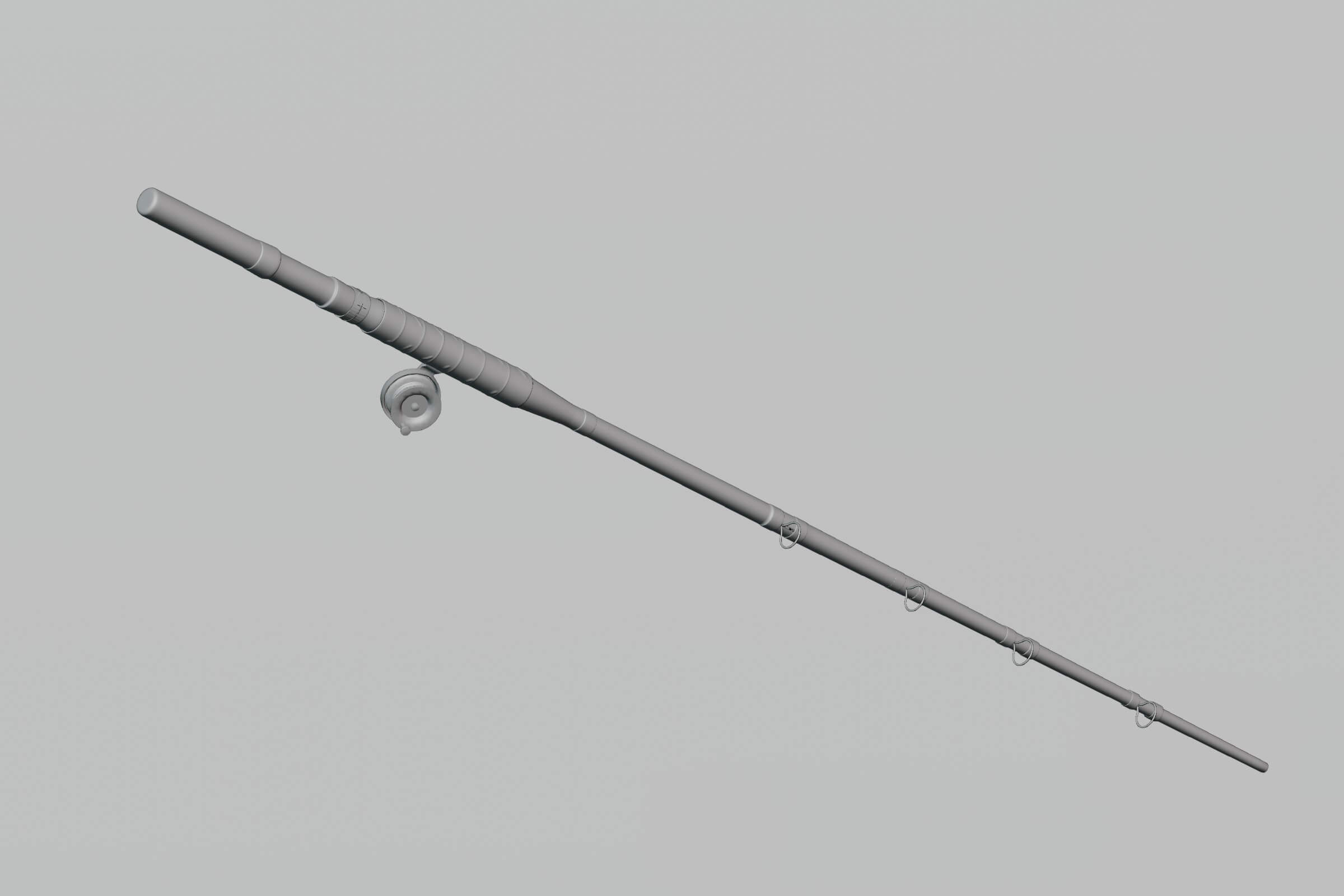 Fishing Rod 3D Model by sdfffg