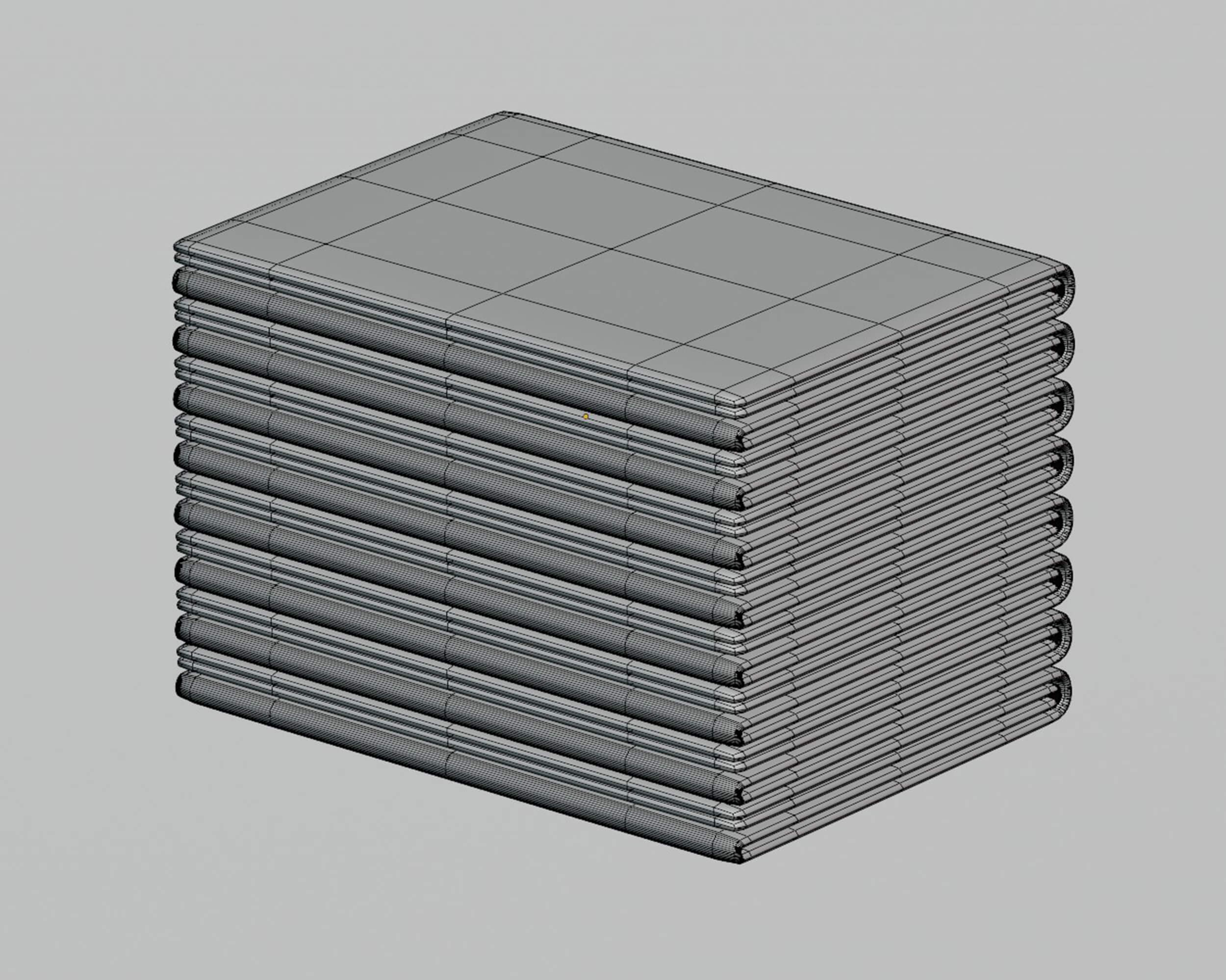 Folded New Cloth - 3D Model by sdfffg