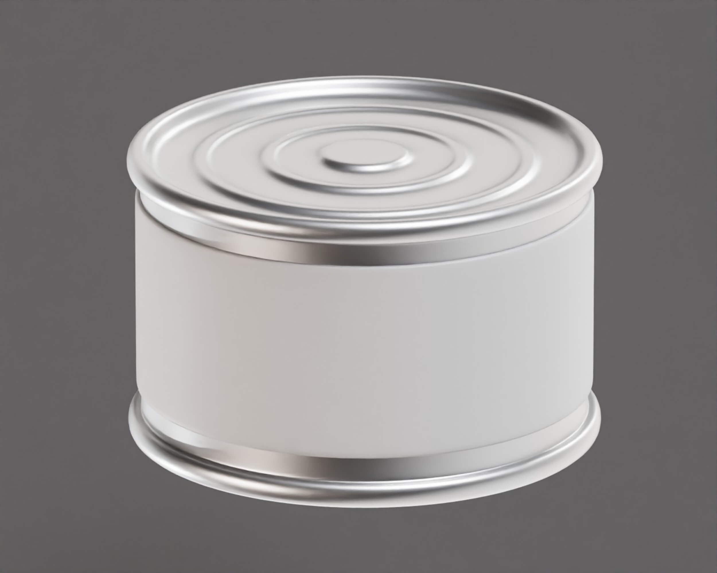 Food Can Metallic - 3D Model by sdfffg