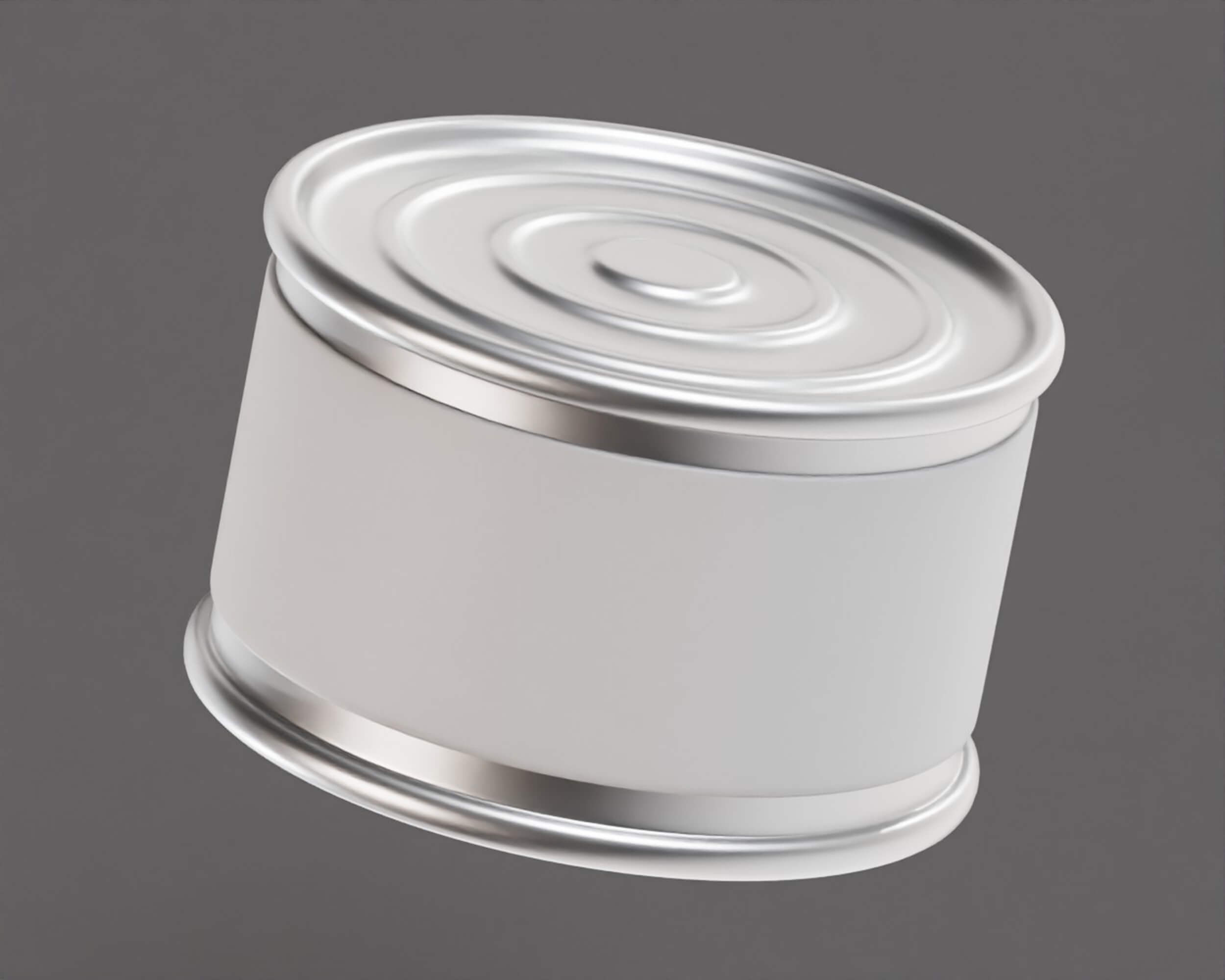 Food Can Metallic - 3D Model by sdfffg