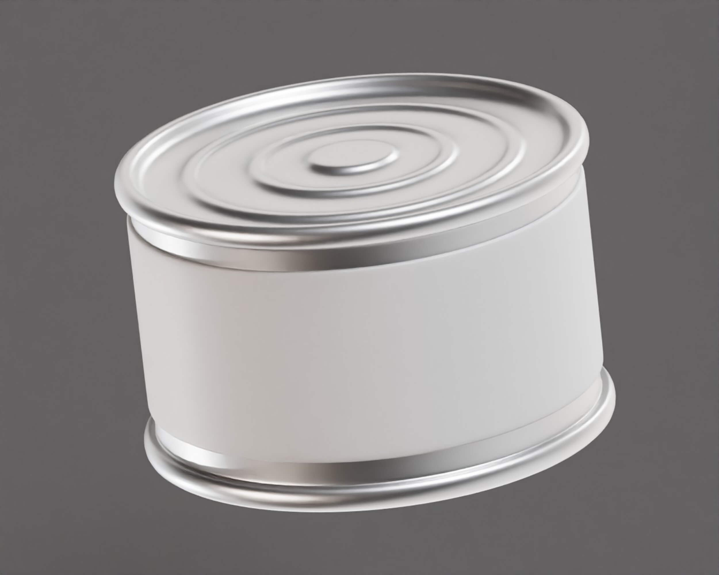 Food Can Metallic - 3D Model by sdfffg