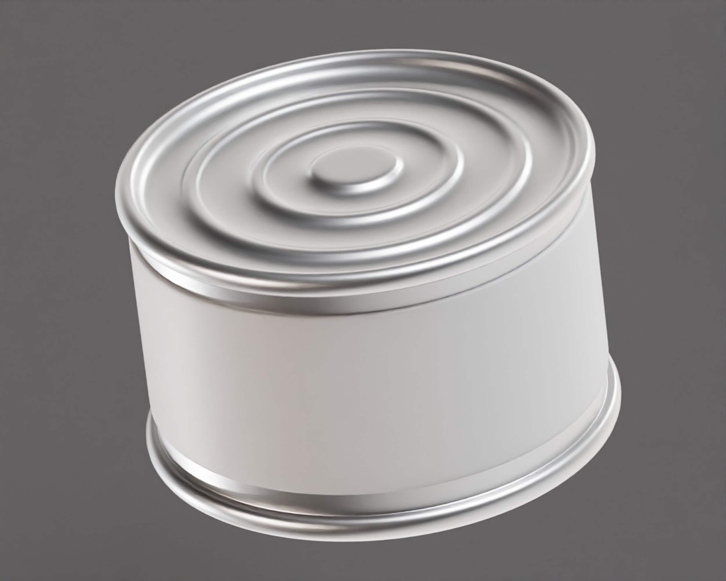 Food Can Metallic - 3D Model by sdfffg