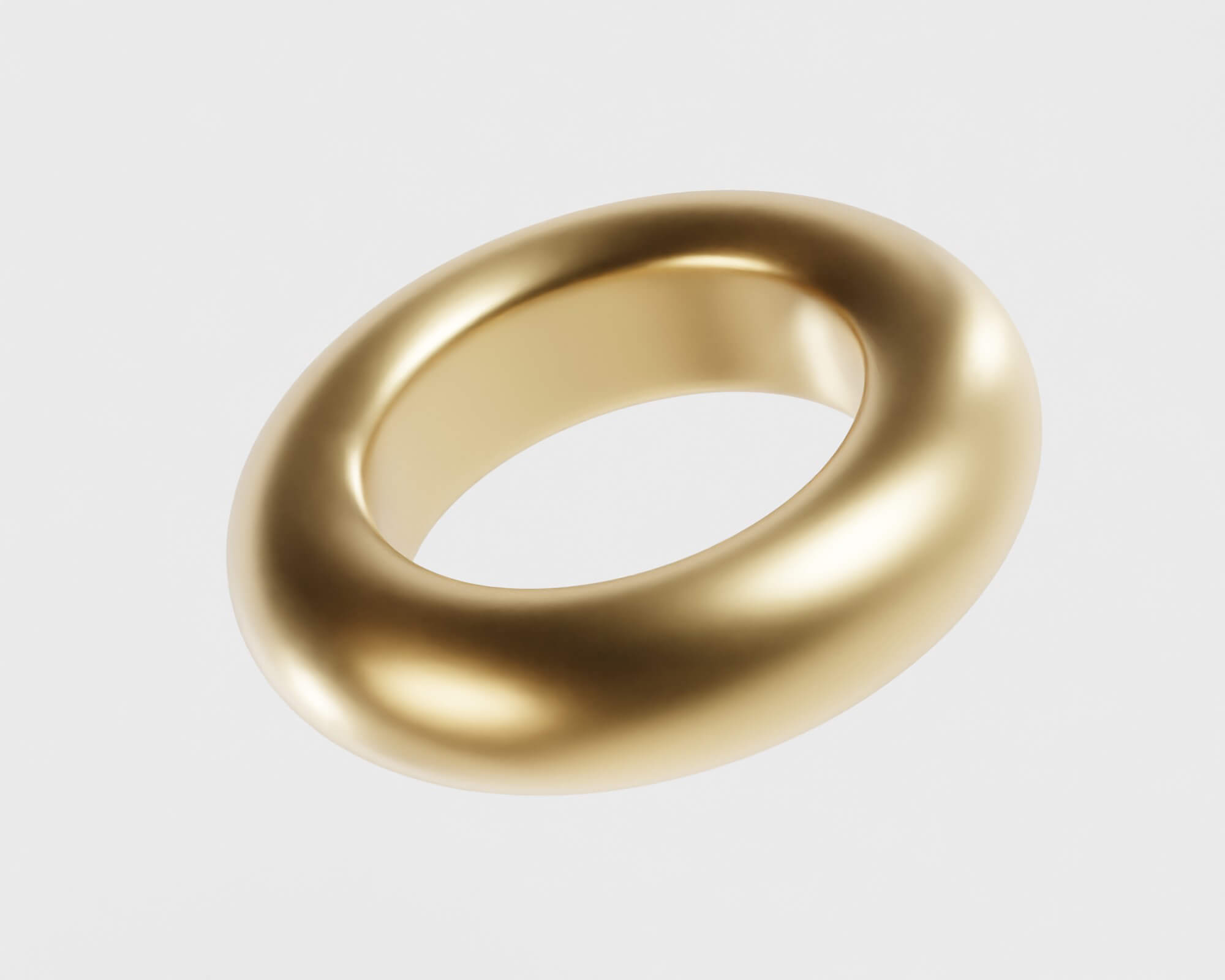 Gold Ring 3D Model by sdfffg