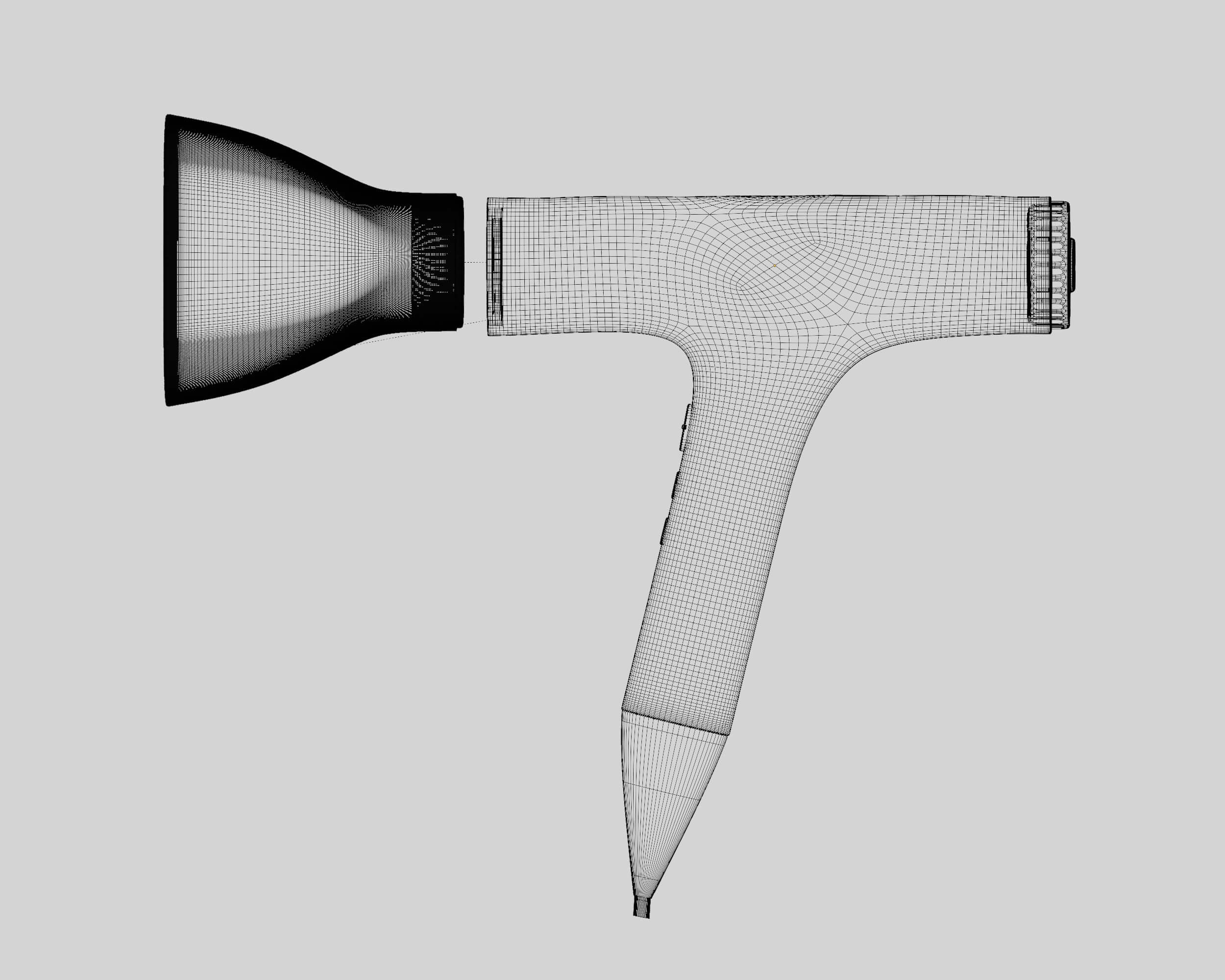 Hair Dryer - 3D Model by sdfffg