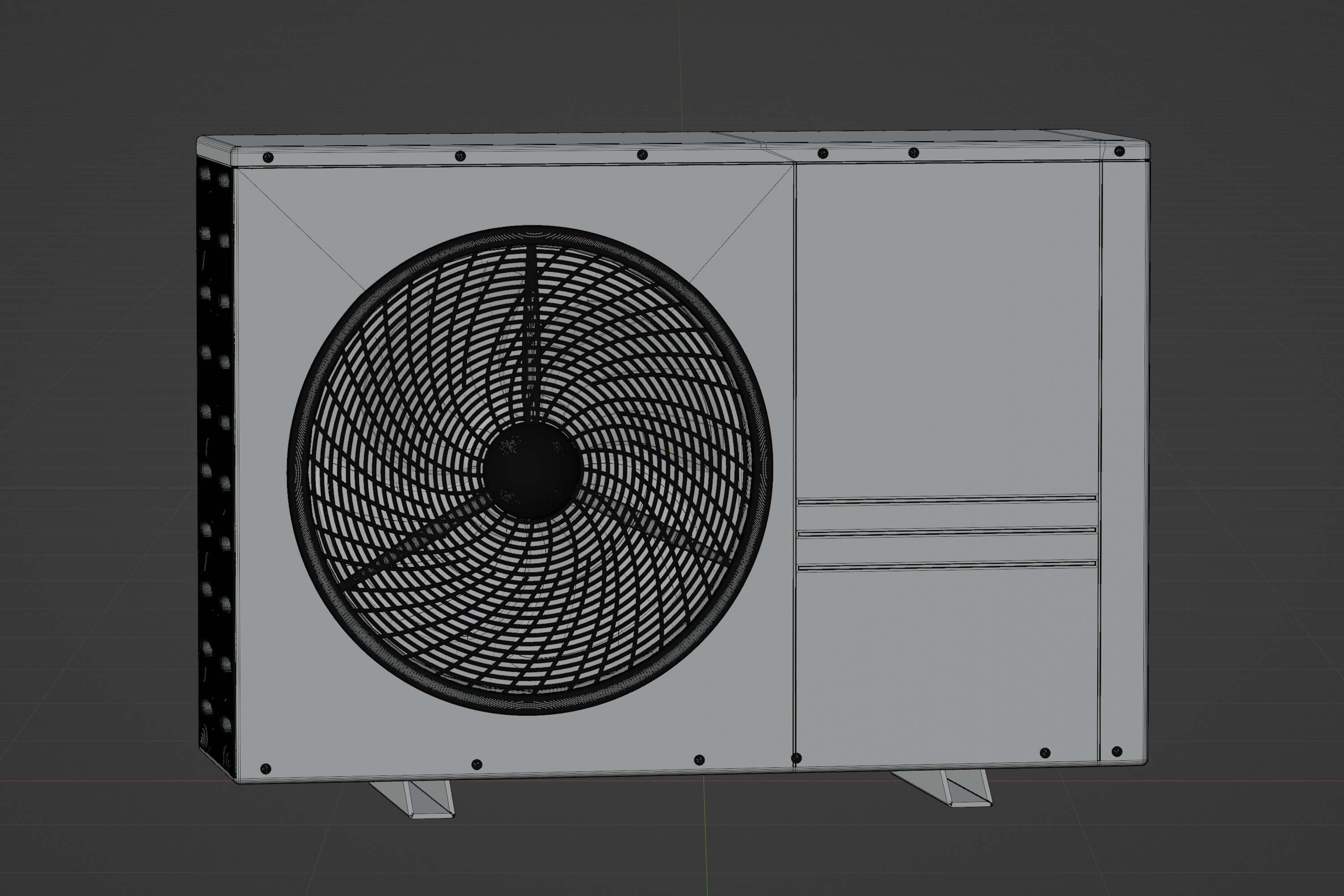 Heat Pump 3d model by sdfffg