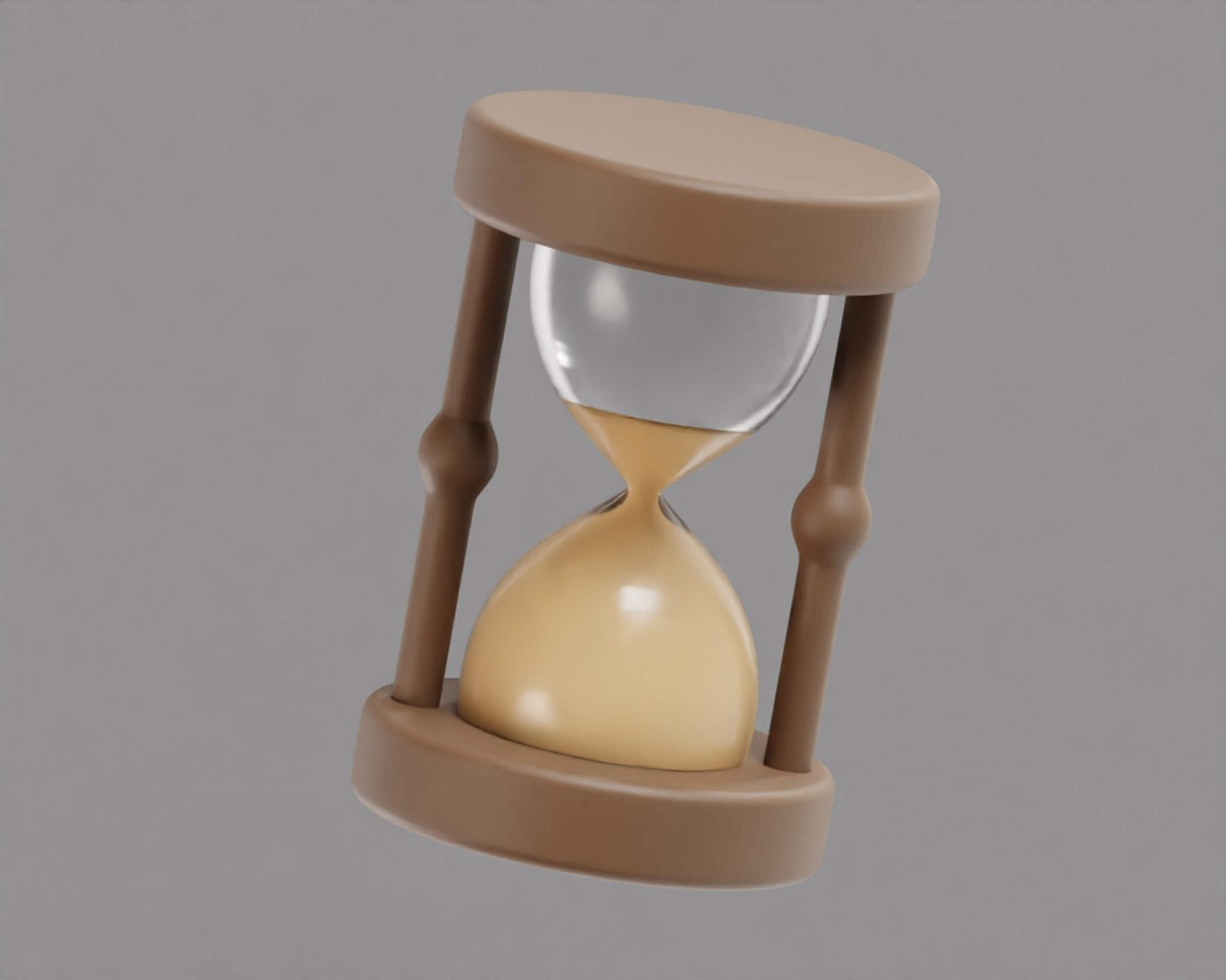 Hour Glass Sand Clock - 3D Model by sdfffg