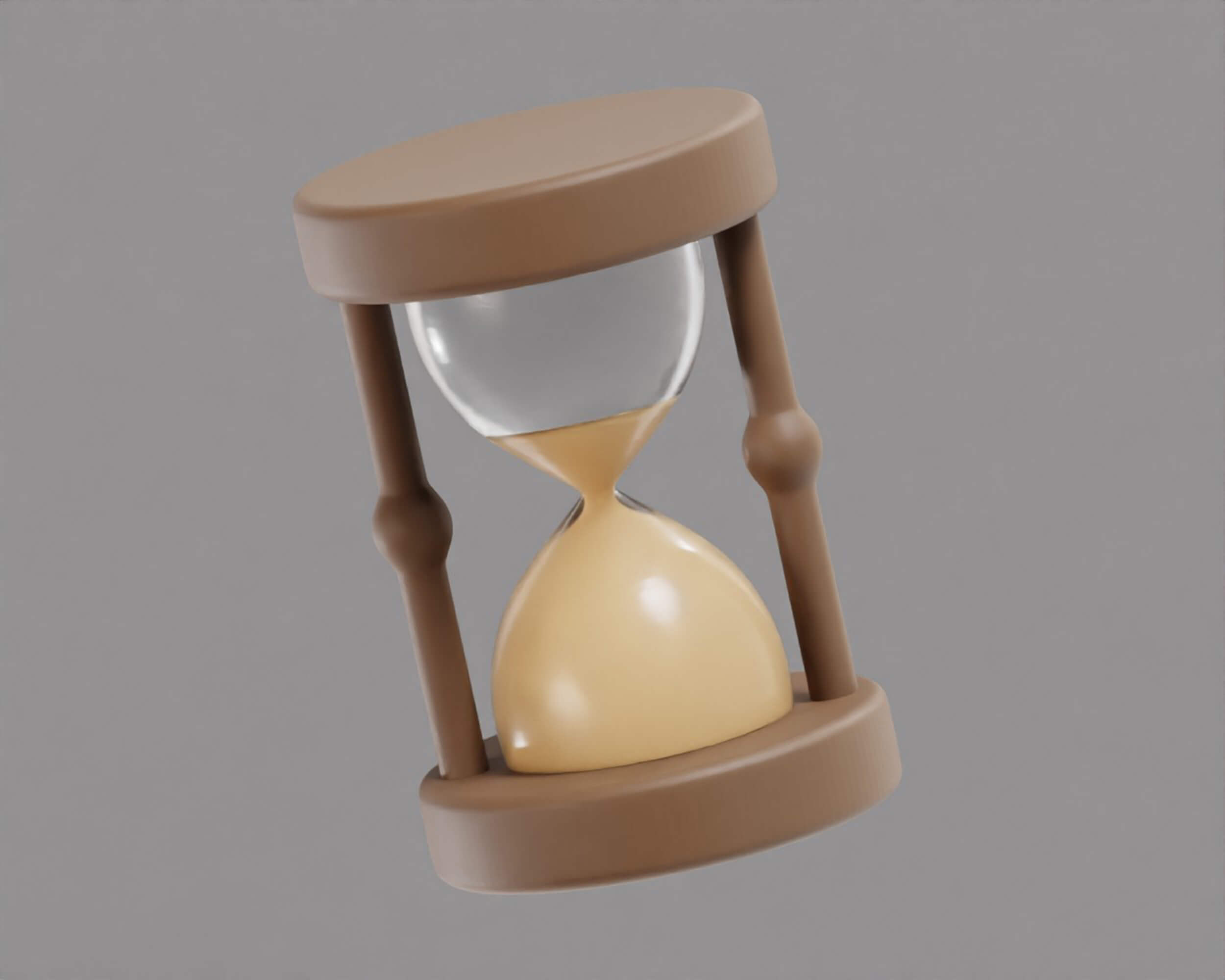Hour Glass Sand Clock - 3D Model by sdfffg