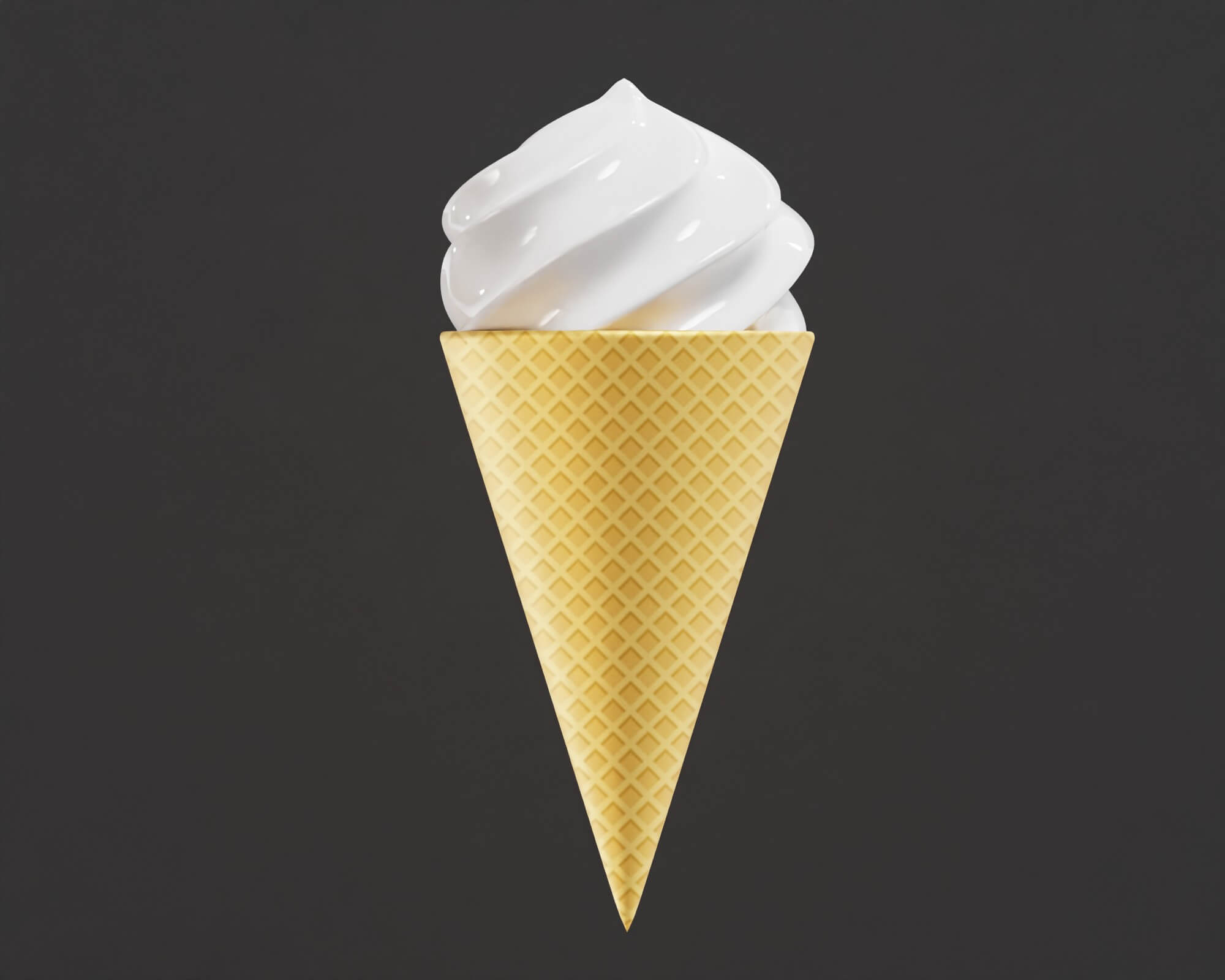Ice Cream Cone - 3D Model by sdfffg
