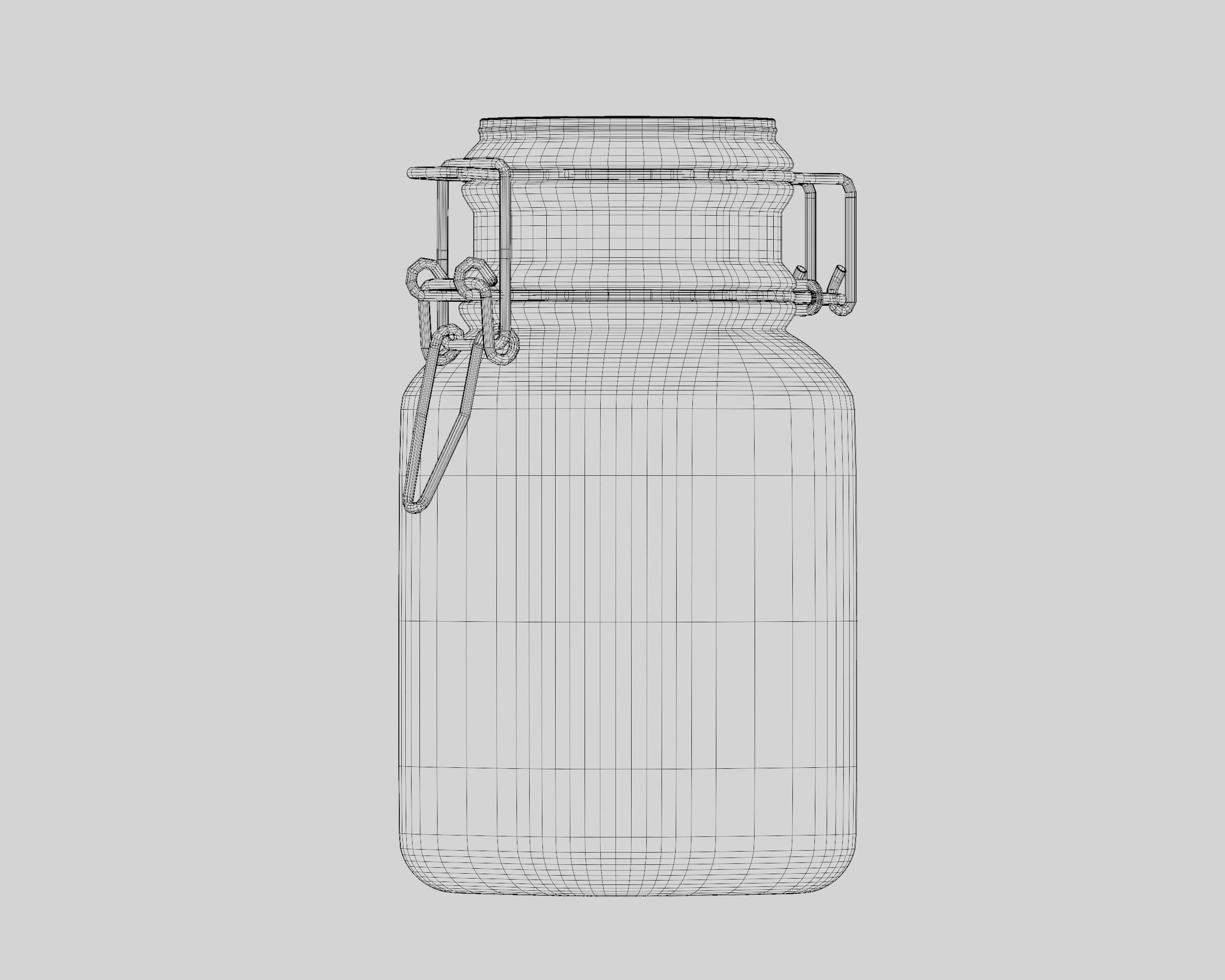 Kitchen Glass Jar - 3D Model by sdfffg